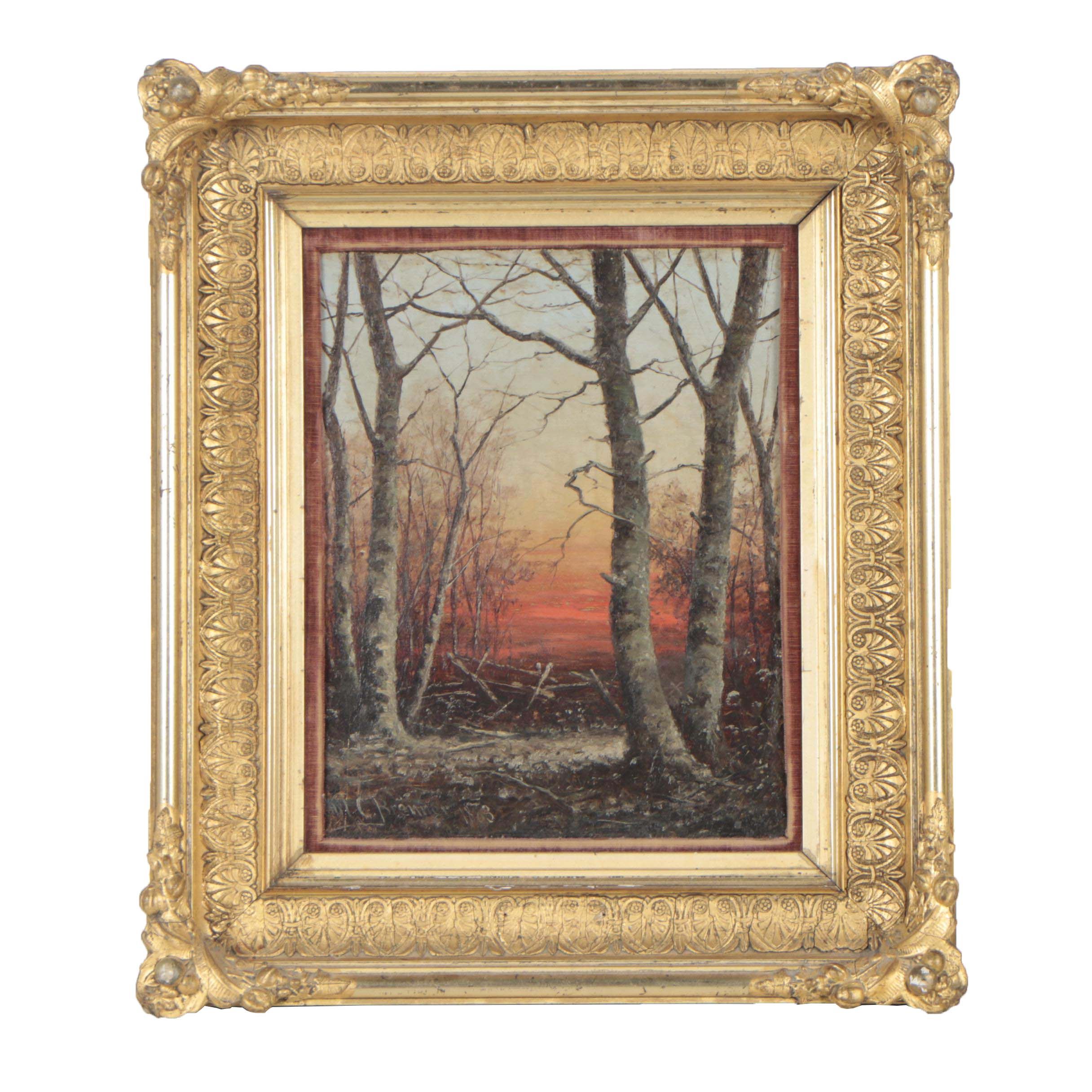 Carl C. Brenner 1883 Oil Painting | EBTH