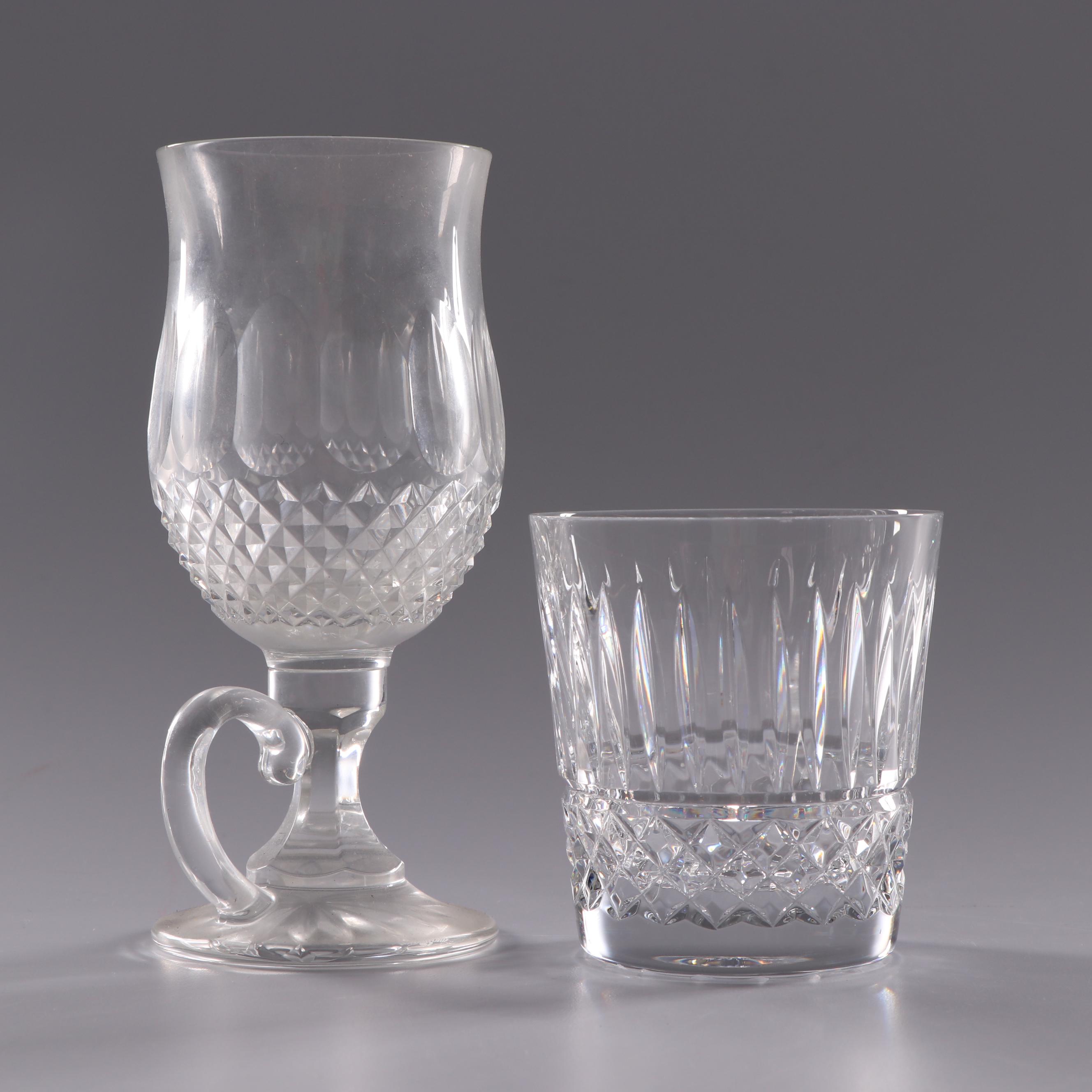 Waterford Crystal "Colleen" Irish Coffee Mugs and "Maeve" Old Fashioned ...