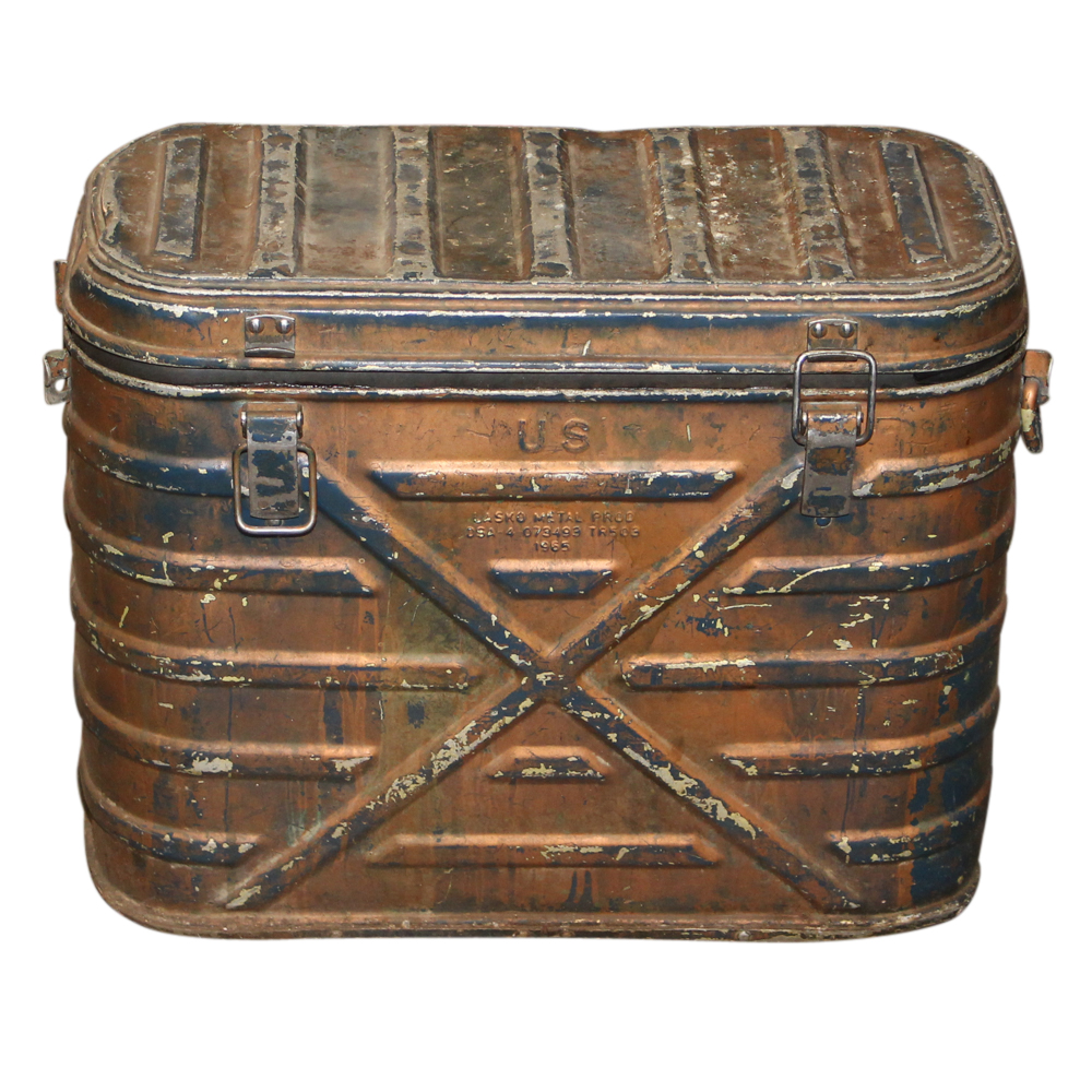 1965 U.S. Military Metal Hot/Cold Food Container | EBTH