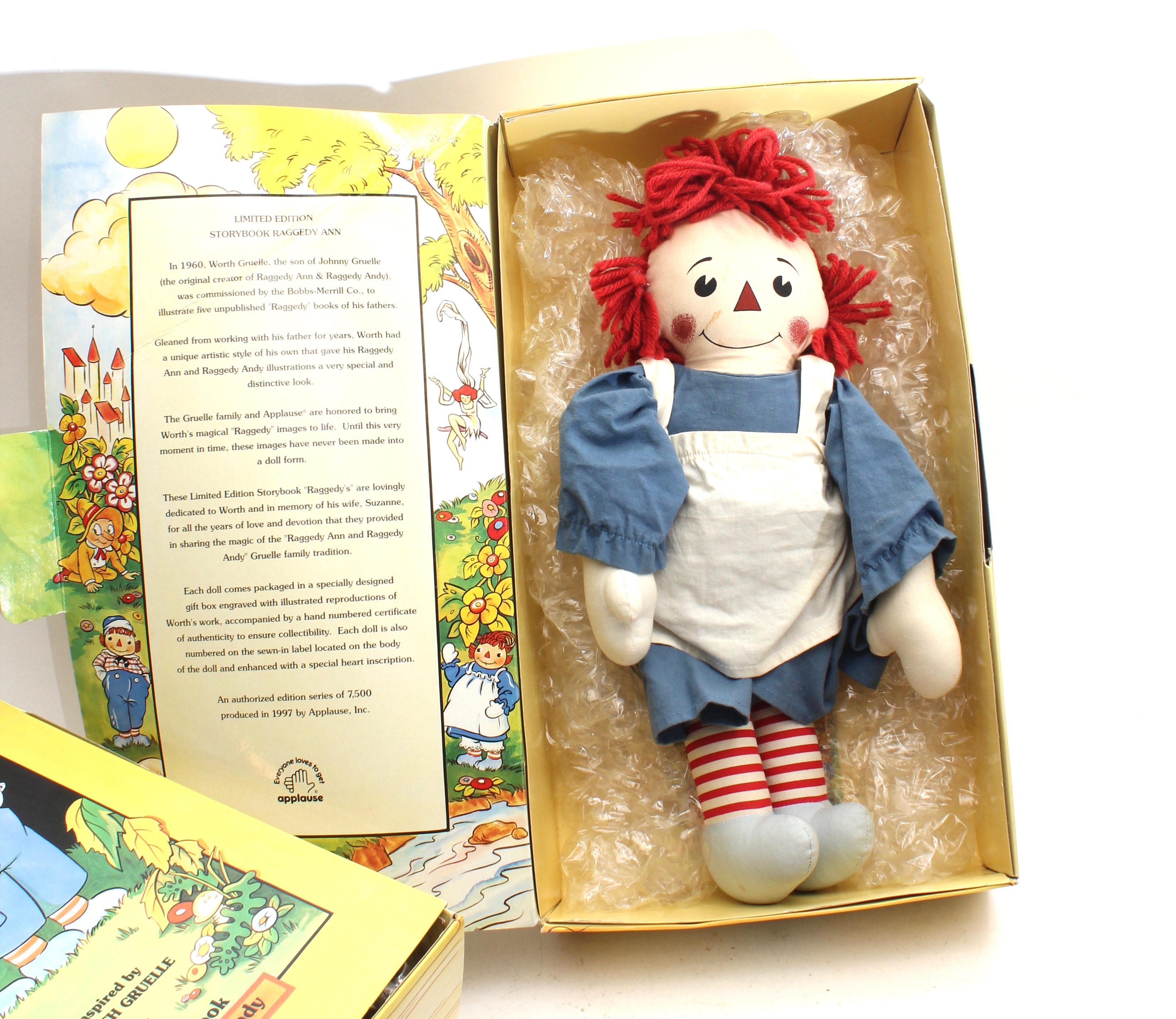 Limited Edition Raggedy Ann and Andy Dolls in Original Boxes With ...