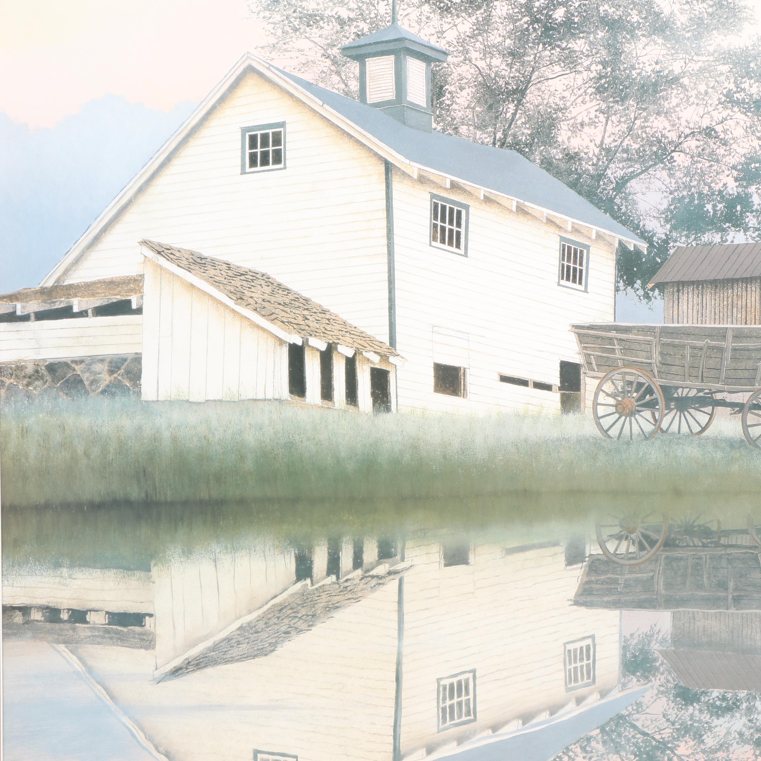 J. Wayne Bystrom Offset Lithograph "Country Morn" | EBTH