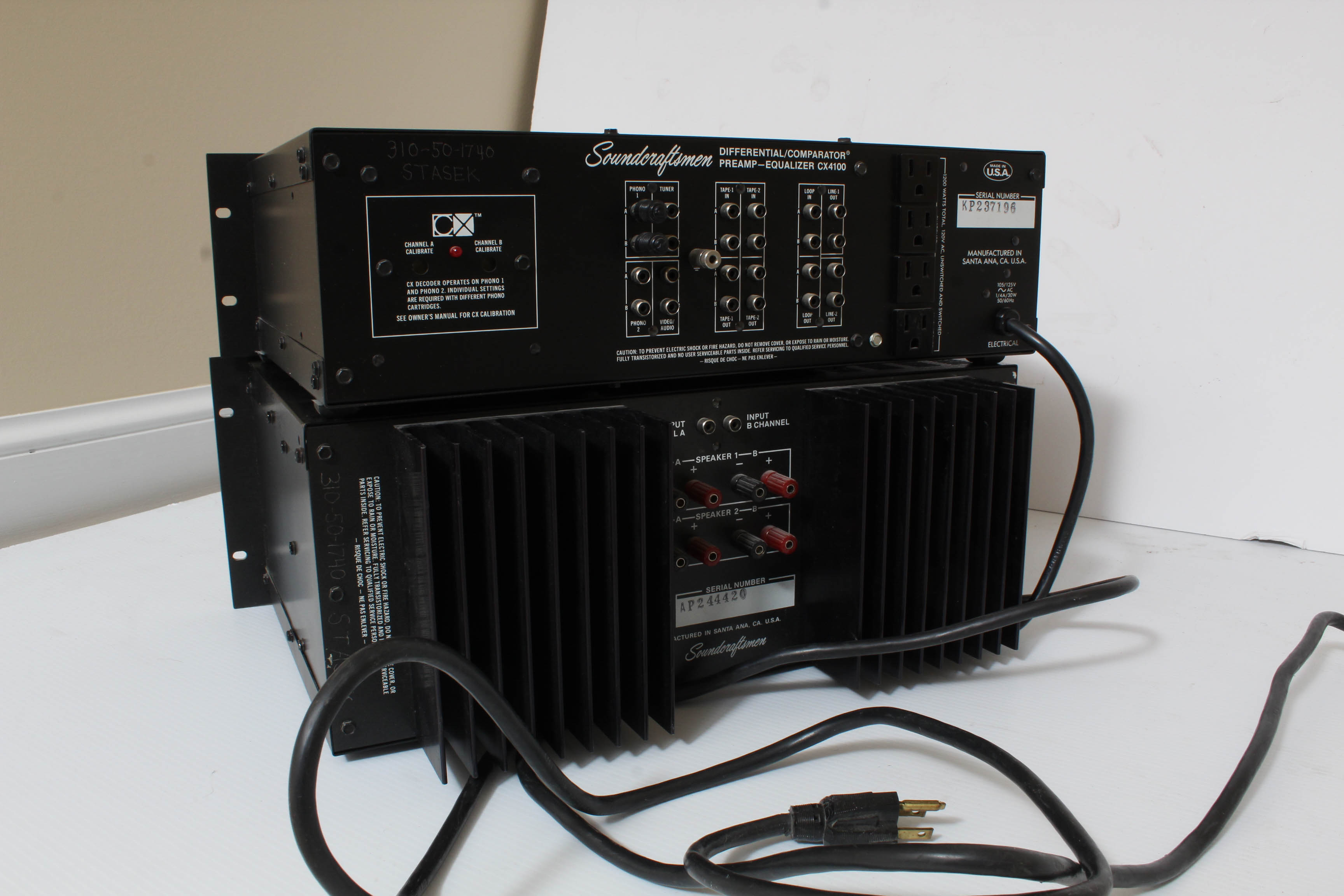 Soundcraftsmen Preamplifier and Class H Power Amplifier | EBTH