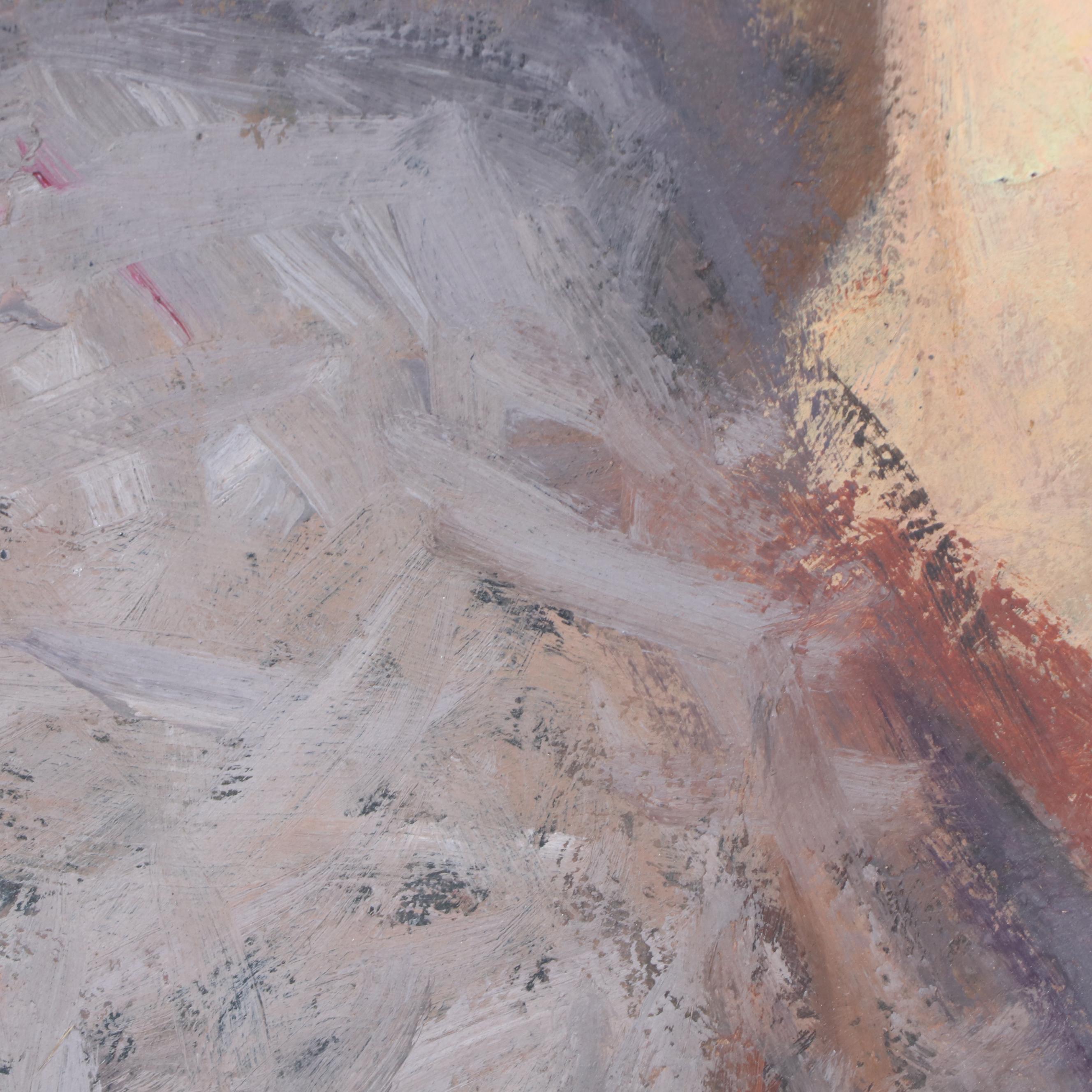 Double Sided Oil Portrait Painting | EBTH