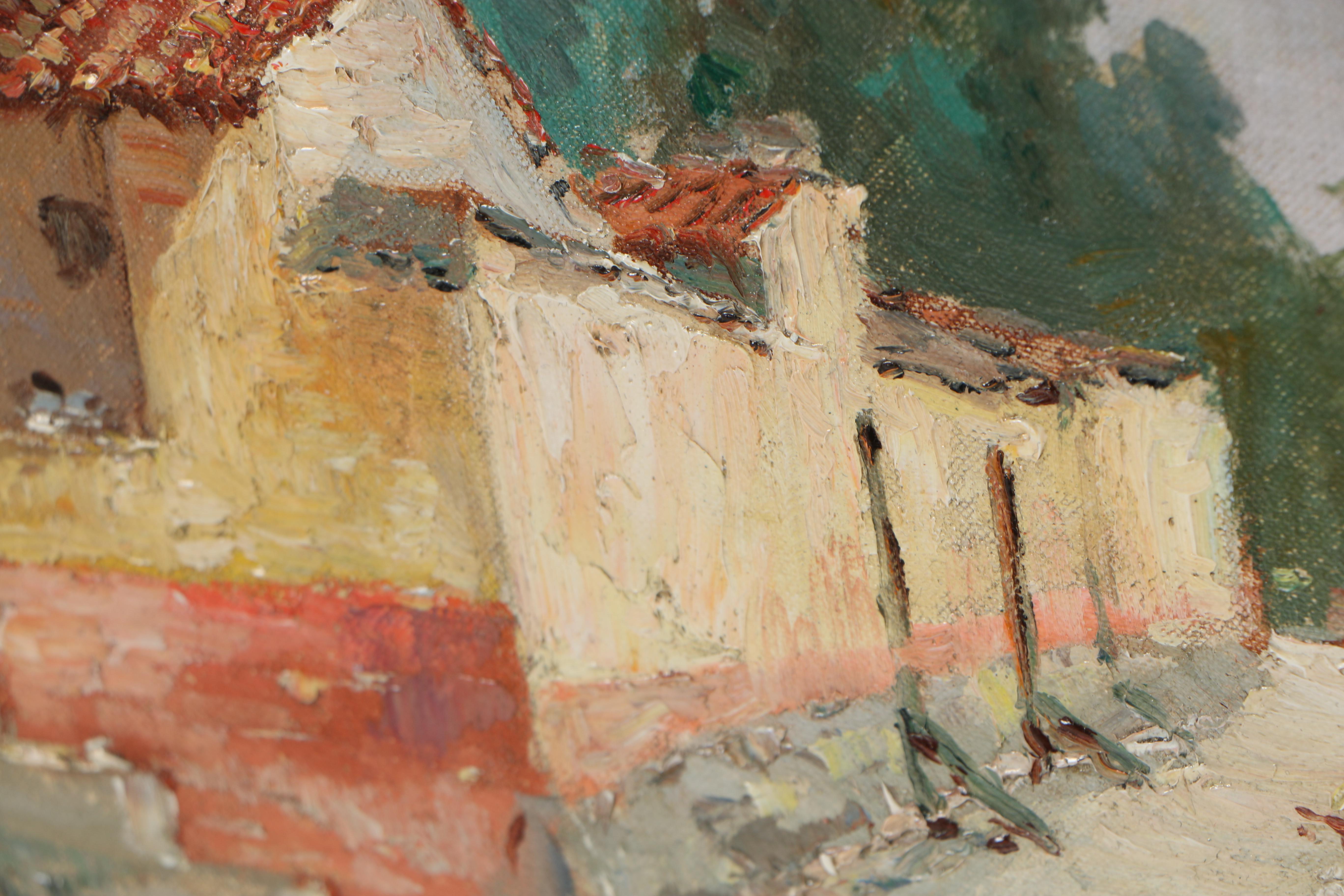 Paul Ashbrook Mid Century Oil Painting on Canvas Board | EBTH