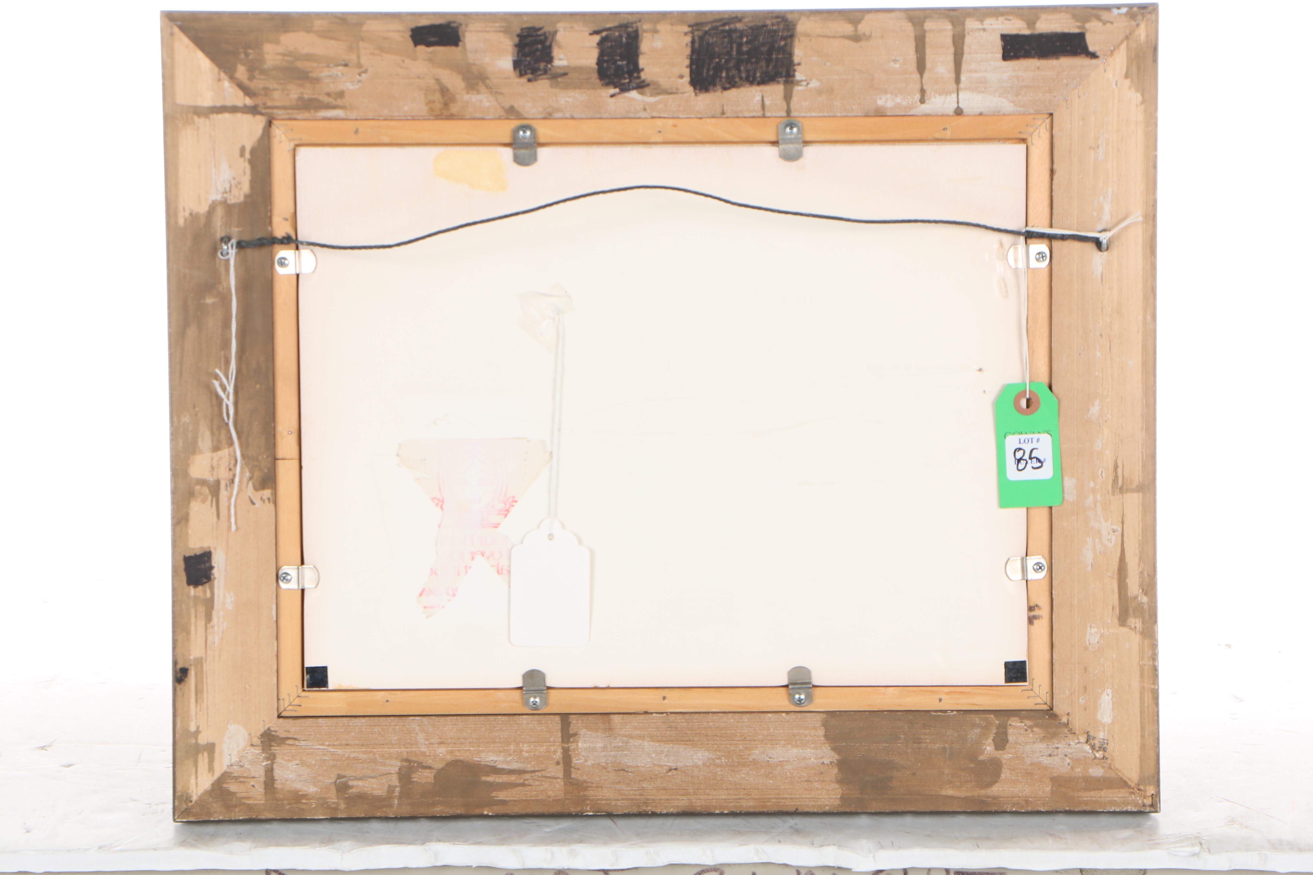 Paul Ashbrook Mid Century Oil Painting on Canvas Board | EBTH