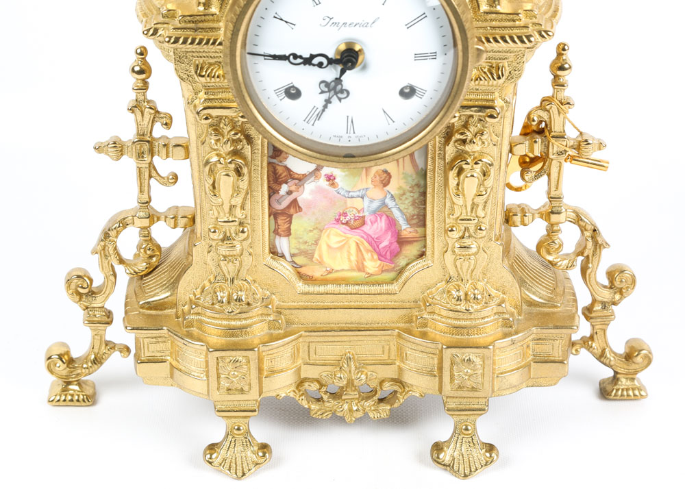 Brevettato Italian Garniture Imperial Clock Set | EBTH
