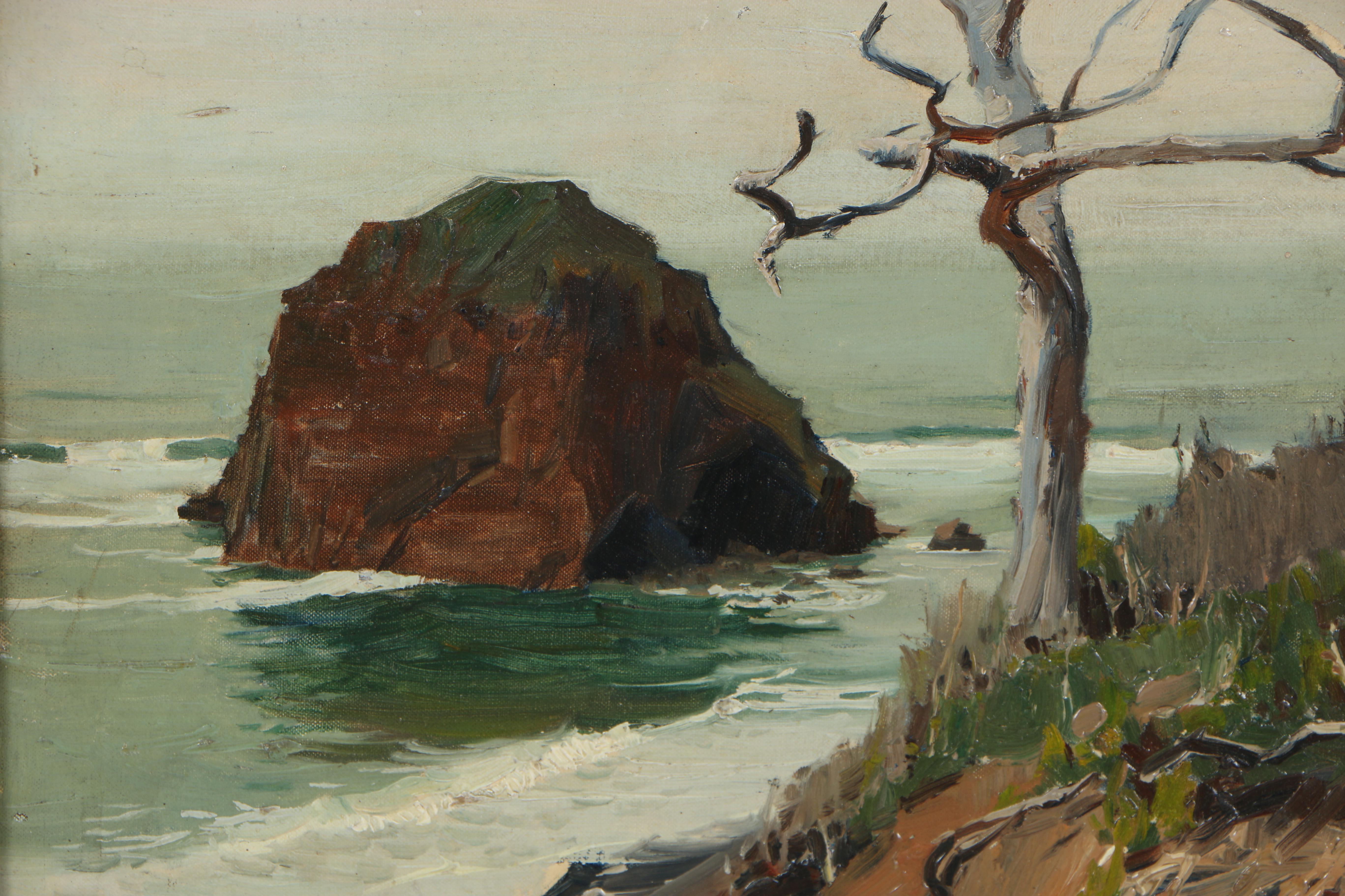 Edmond J. Fitzgerald Oil Painting "Oregon Coast" | EBTH