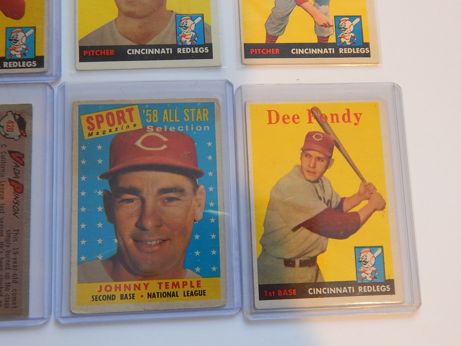 1958 Topps Cincinnati Reds Baseball Card Lot | EBTH