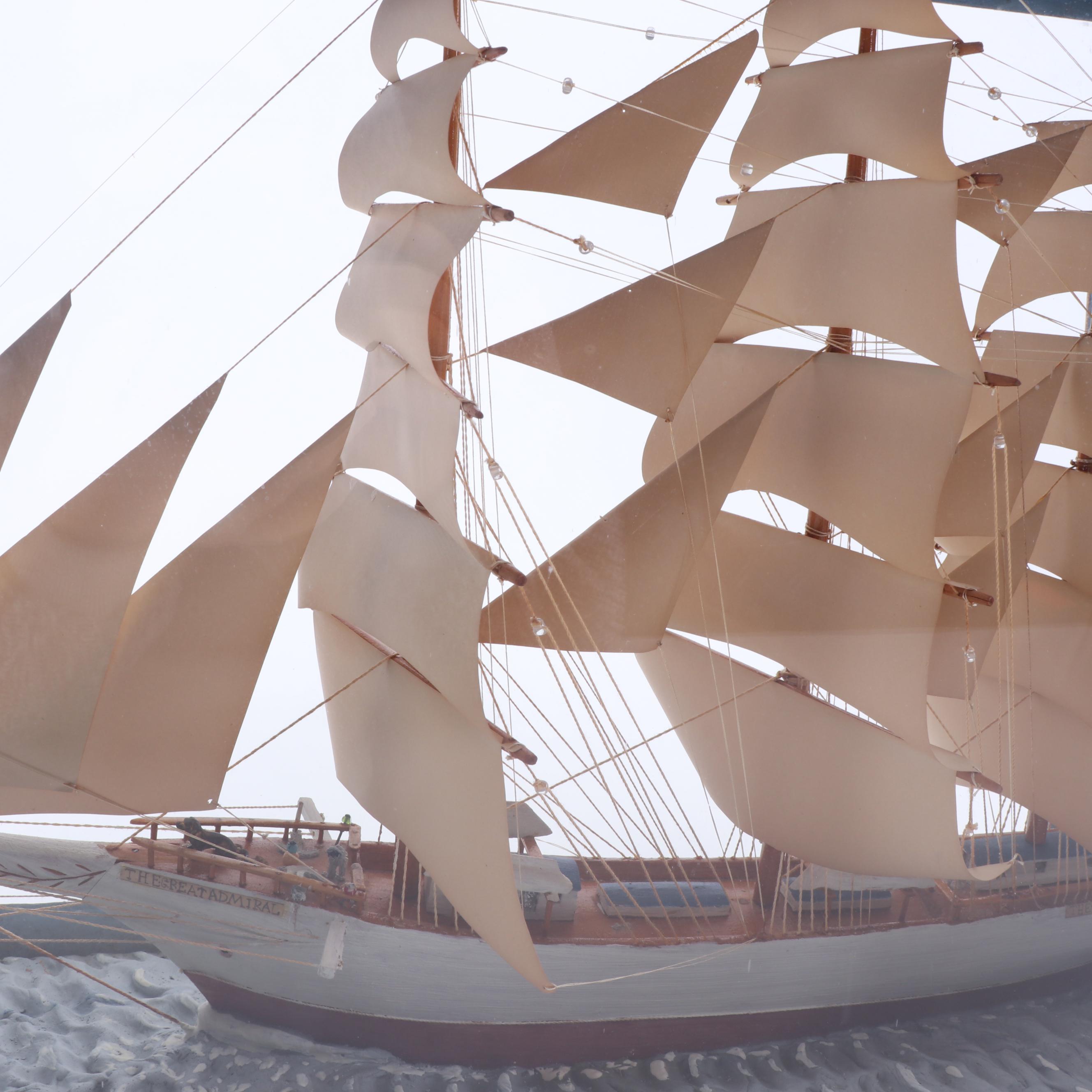 Wooden Ship Diorama "The Great Admiral" | EBTH