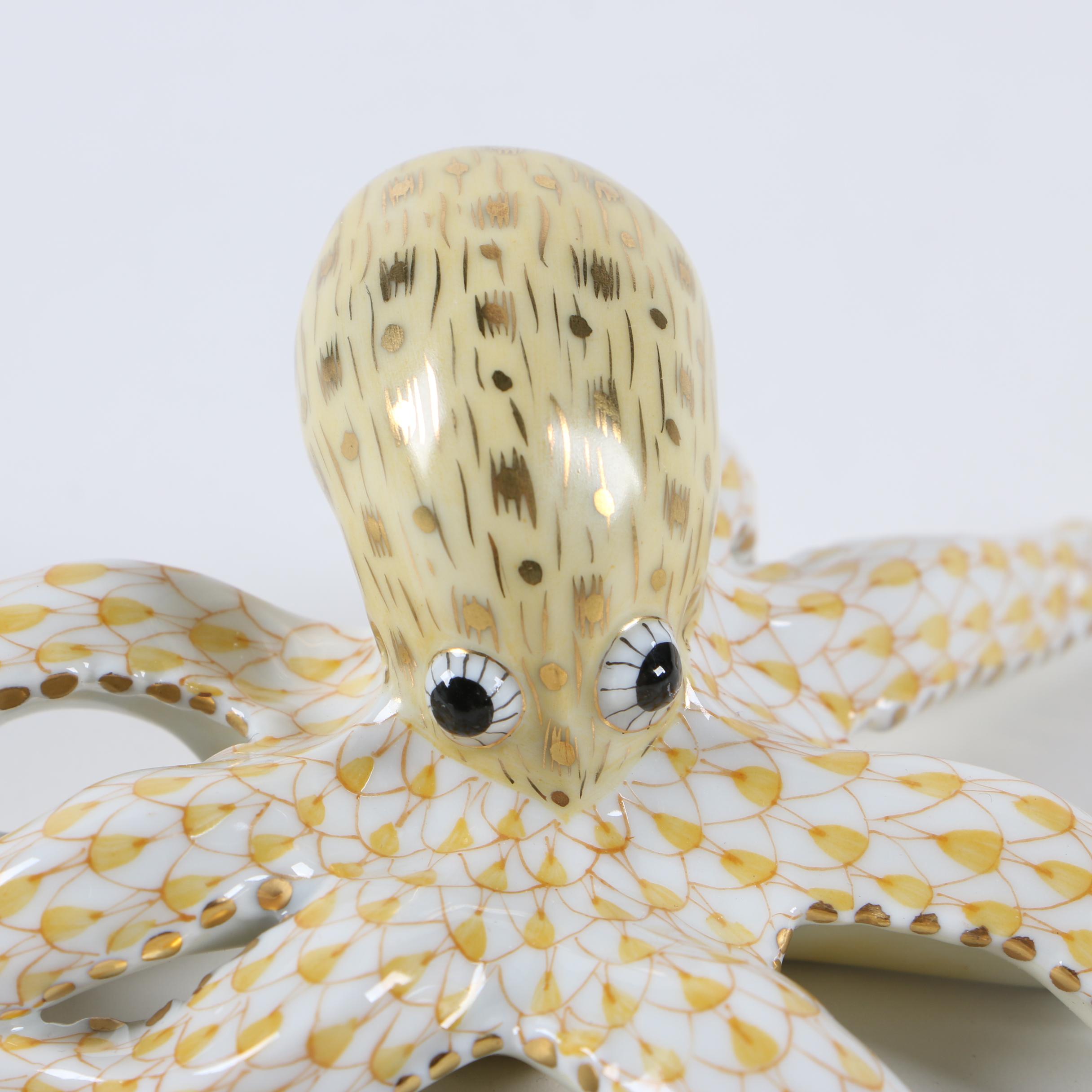Herend "Octopus" Porcelain Figurine | EBTH