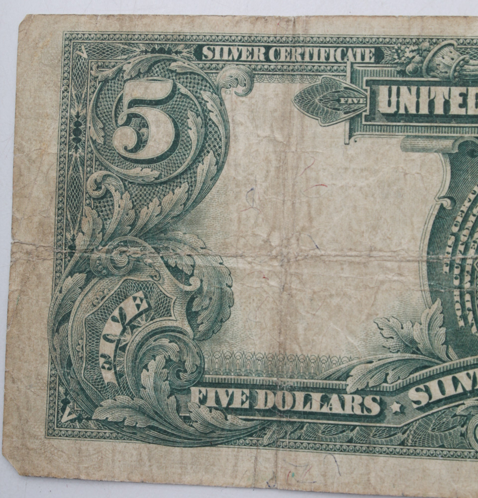 1899 United States Five Dollar Silver Certificate | EBTH
