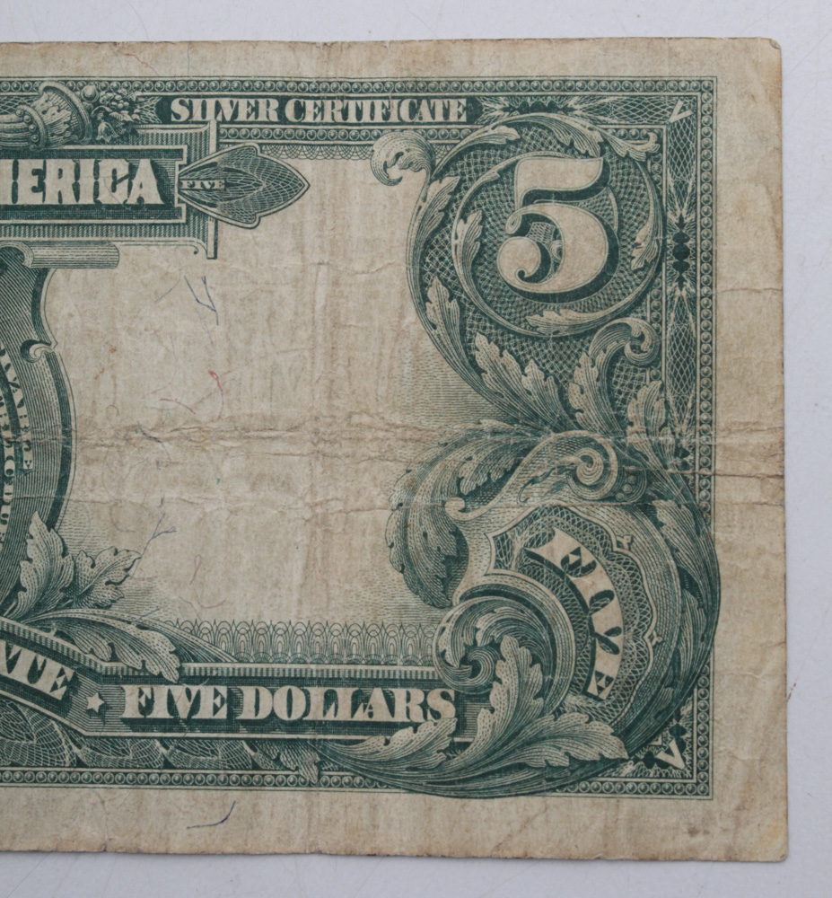 1899 United States Five Dollar Silver Certificate | EBTH