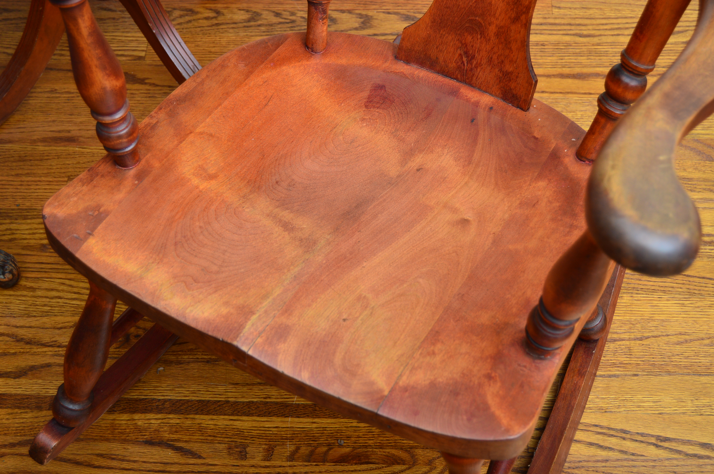 Duncan Phyfe Style Table, Federal Style Rocker and Vintage Armchair | EBTH