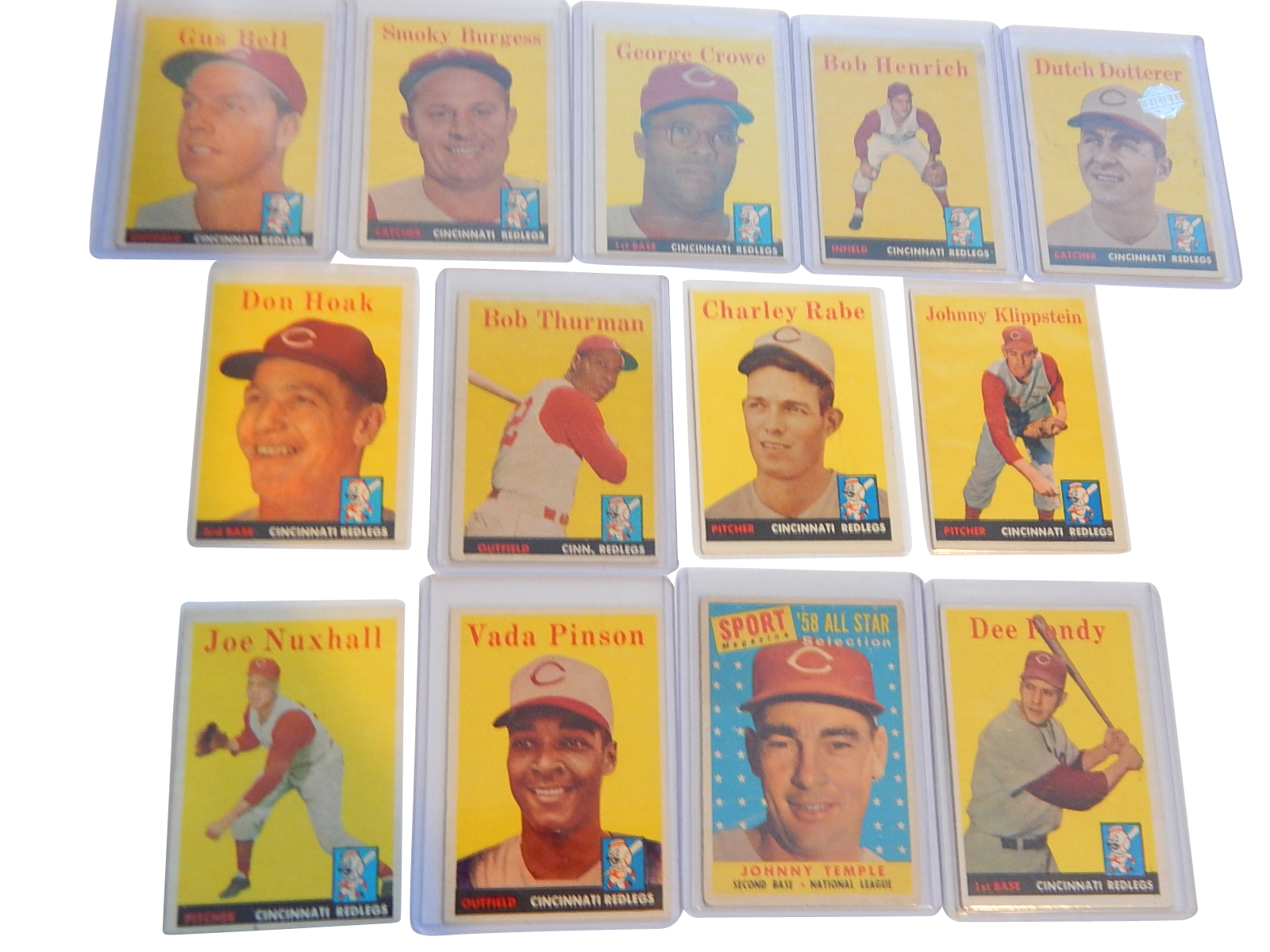 1958 Topps Cincinnati Reds Baseball Card Lot | EBTH