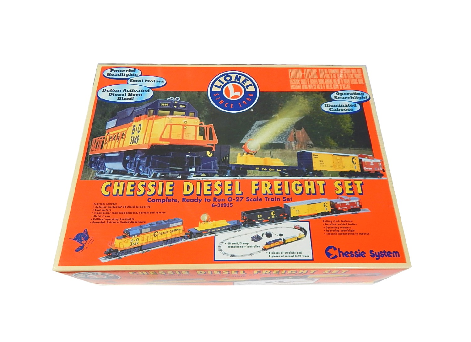 Lionel Chessie Diesel Freight Train Set with Box - Missing Tracks | EBTH