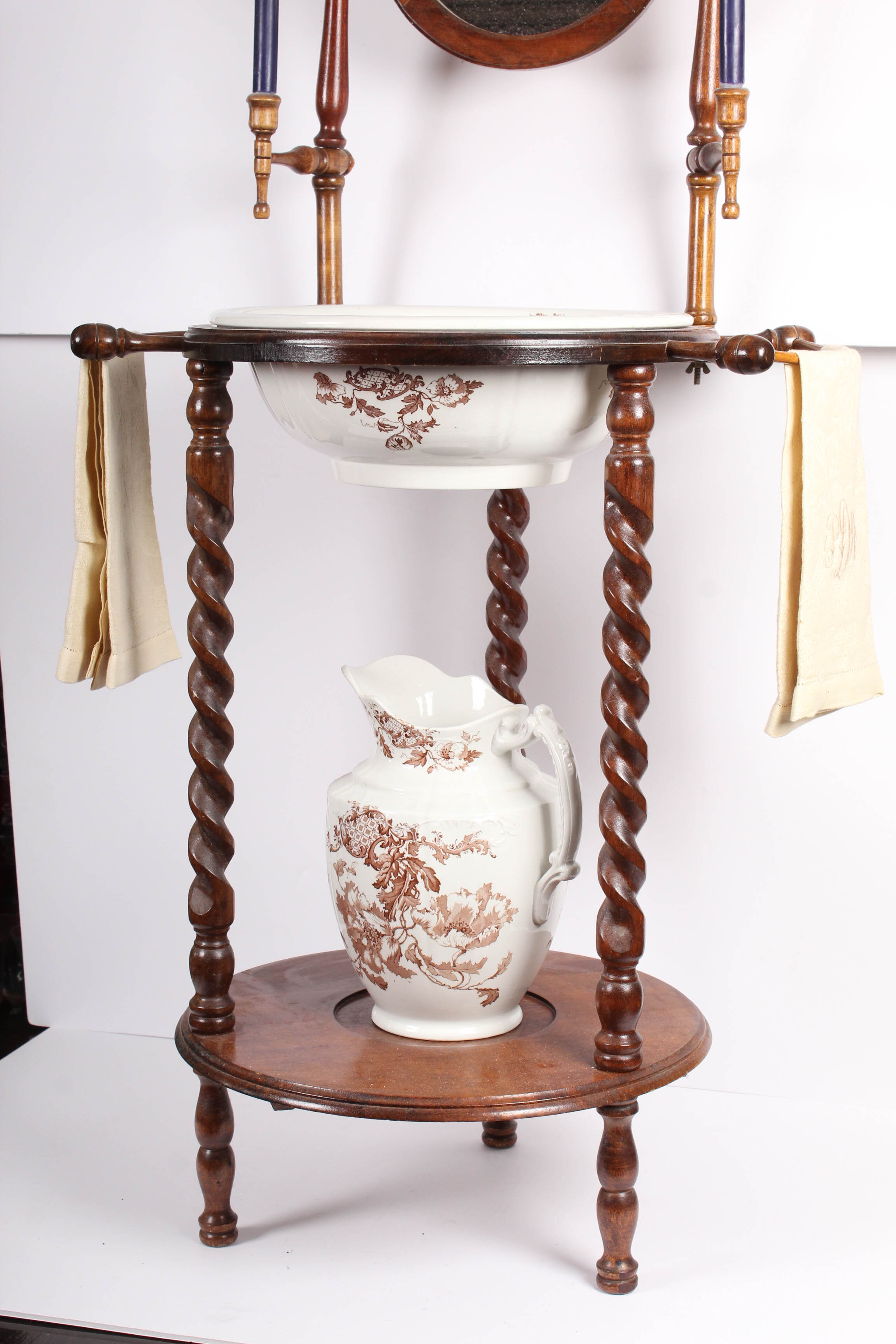 Antique Wooden Wash Basin Stand | EBTH