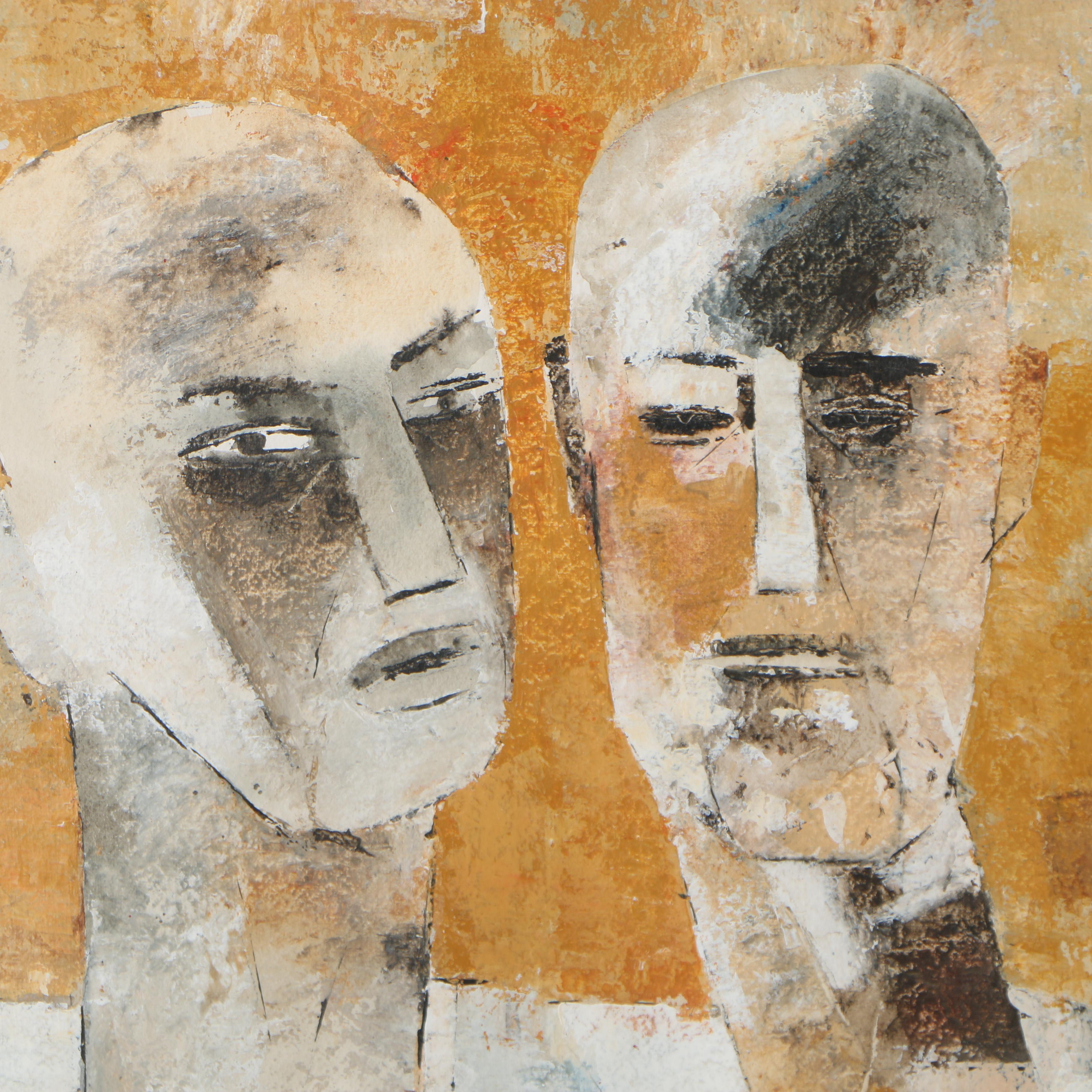 Pandurang Tathe Acrylic Painting | EBTH