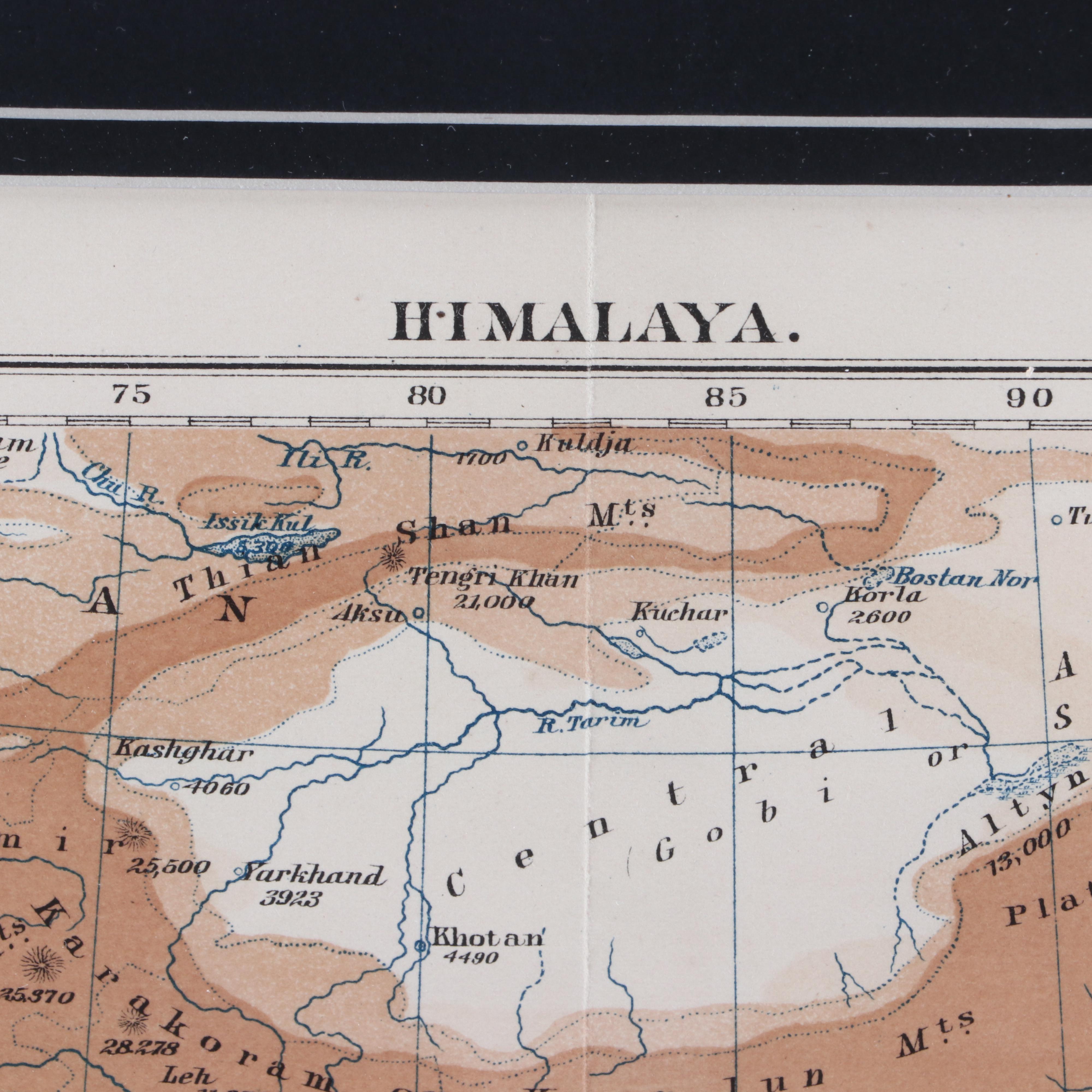 Antique "Himalaya" Map | EBTH