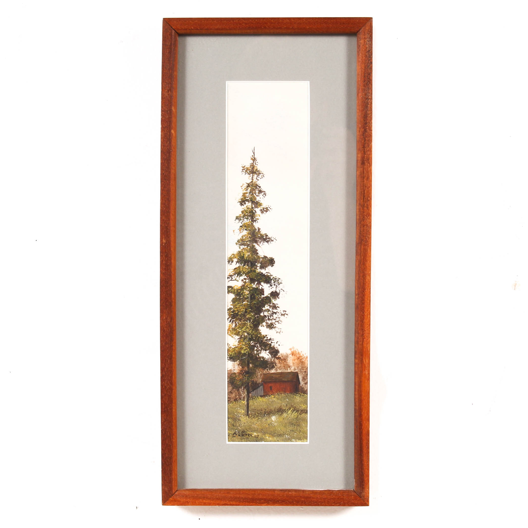 Vintage Alan Carter Watercolor Landscape | EBTH