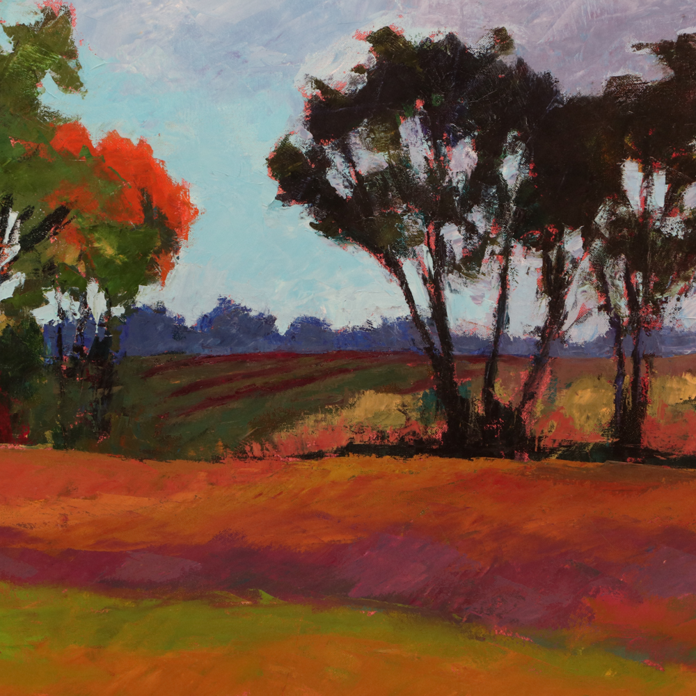 Pam Folsom Large Contemporary Oil Landscape Painting "Inspiration" | EBTH