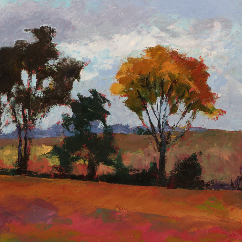 Pam Folsom Large Contemporary Oil Landscape Painting "Inspiration" | EBTH