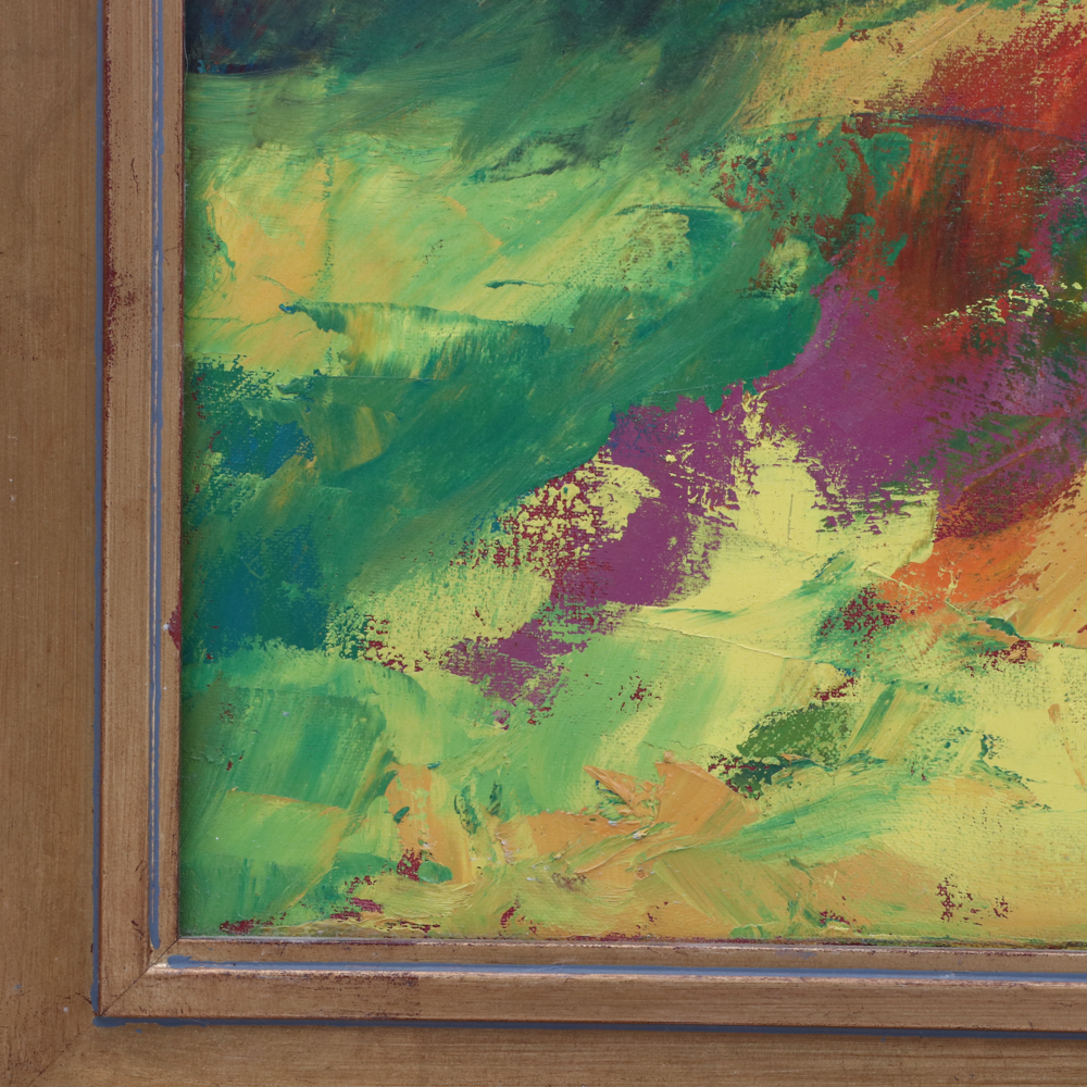 Pam Folsom Large Contemporary Oil Landscape Painting "Inspiration" | EBTH