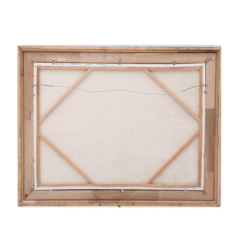 Pam Folsom Large Contemporary Oil Landscape Painting "Inspiration" | EBTH