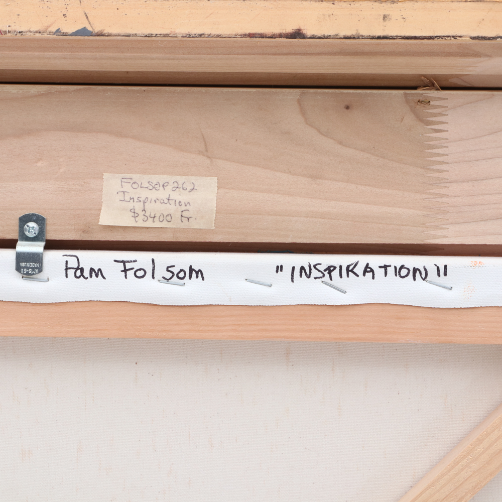 Pam Folsom Large Contemporary Oil Landscape Painting "Inspiration" | EBTH