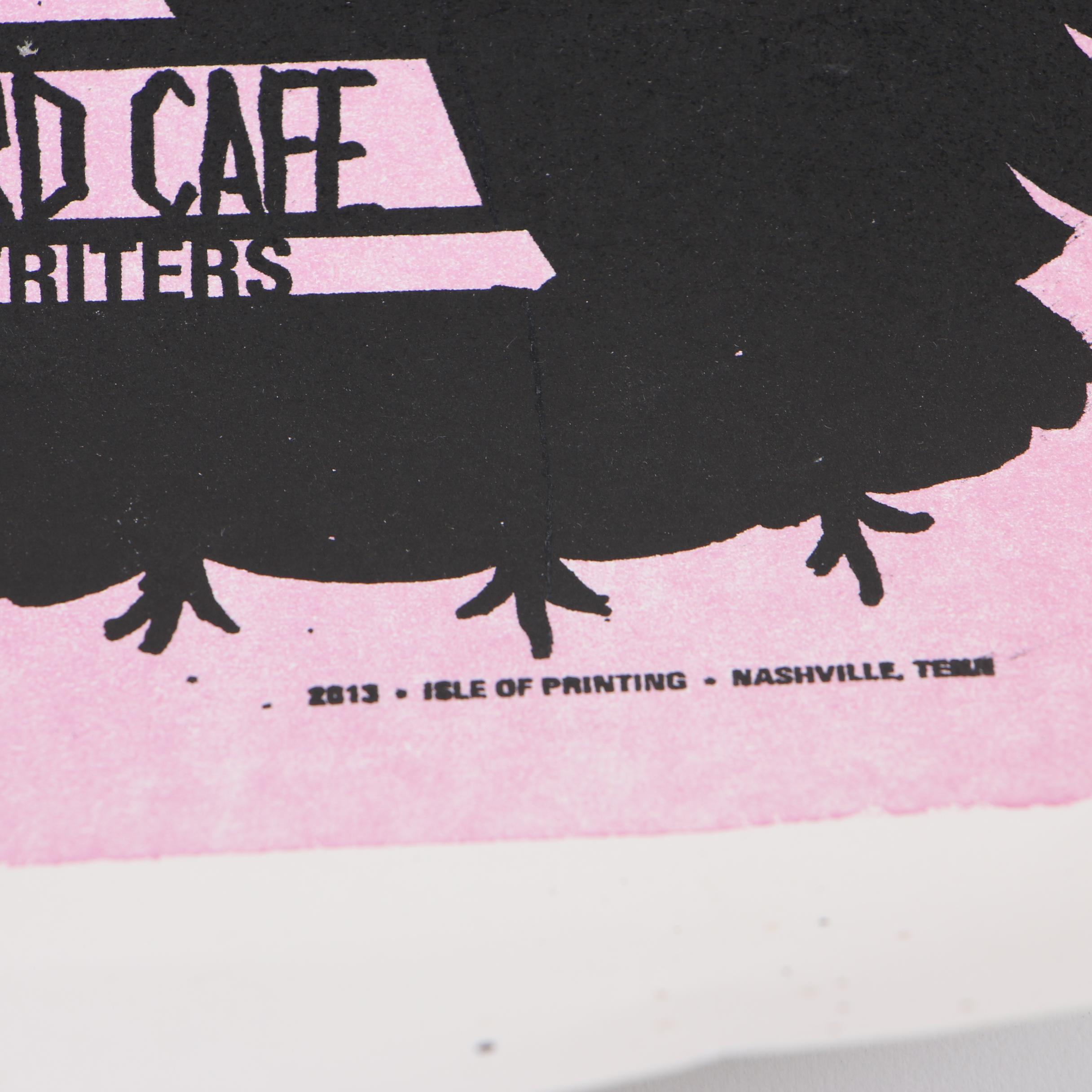 Hal Ketchum Autographed T-Shirt with "Alive at the Bluebird" Serigraph ...