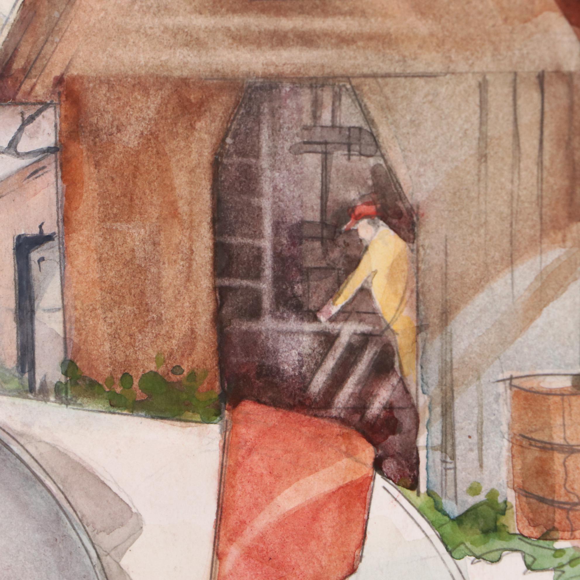 William W. Hinnant 1998 Watercolor Painting | EBTH