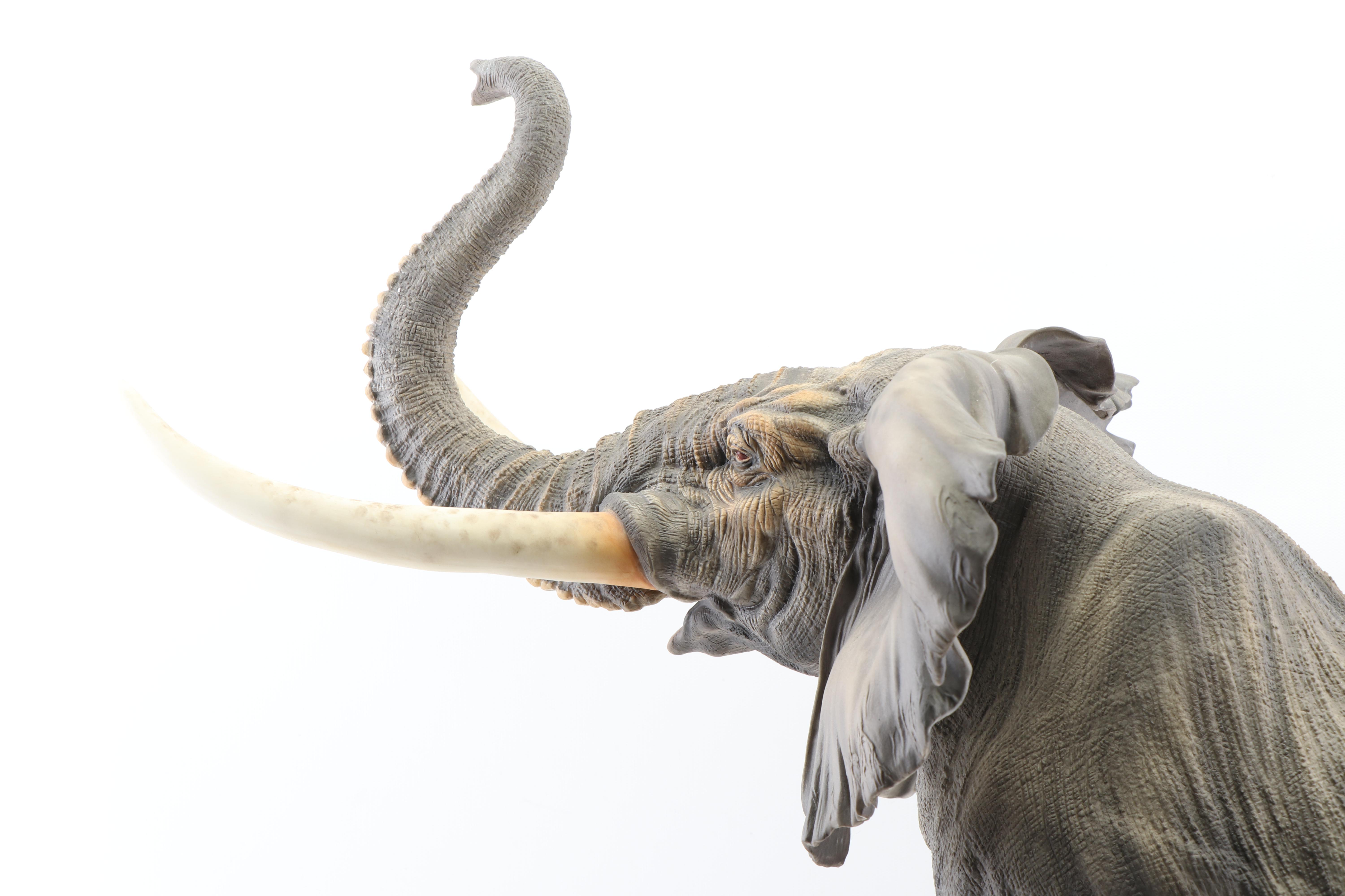 Boehm Limited Edition Porcelain "Bull Elephant" Figurine, Late 20th ...