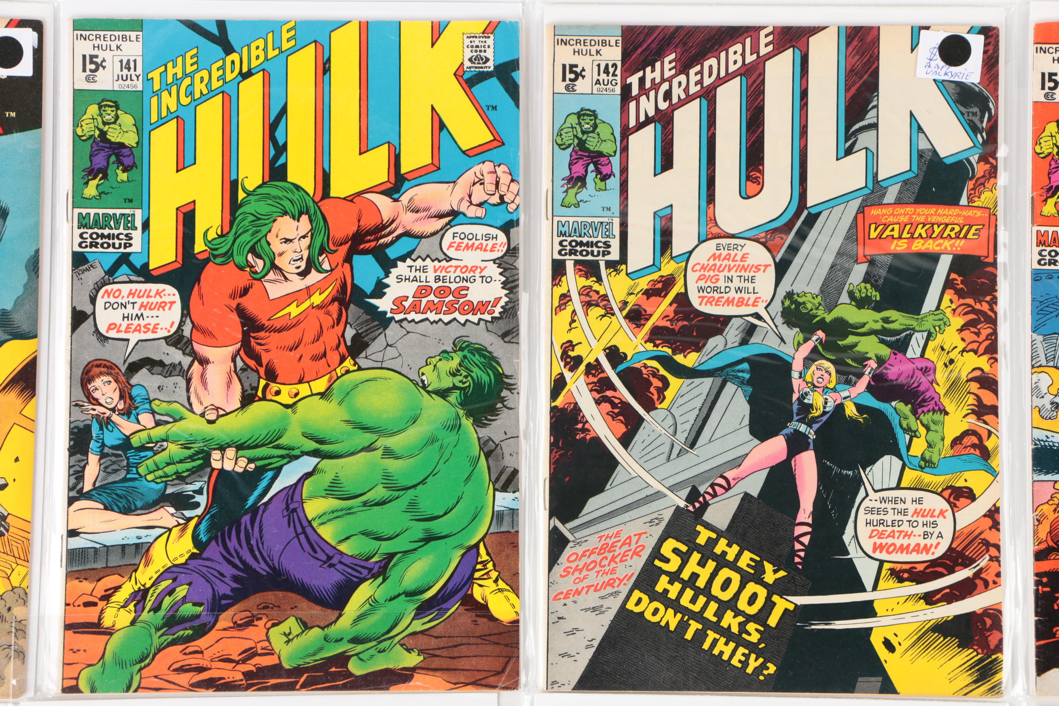 1968-1974 "The Incredible Hulk" Issues #102-180, Featuring Issue #180 ...