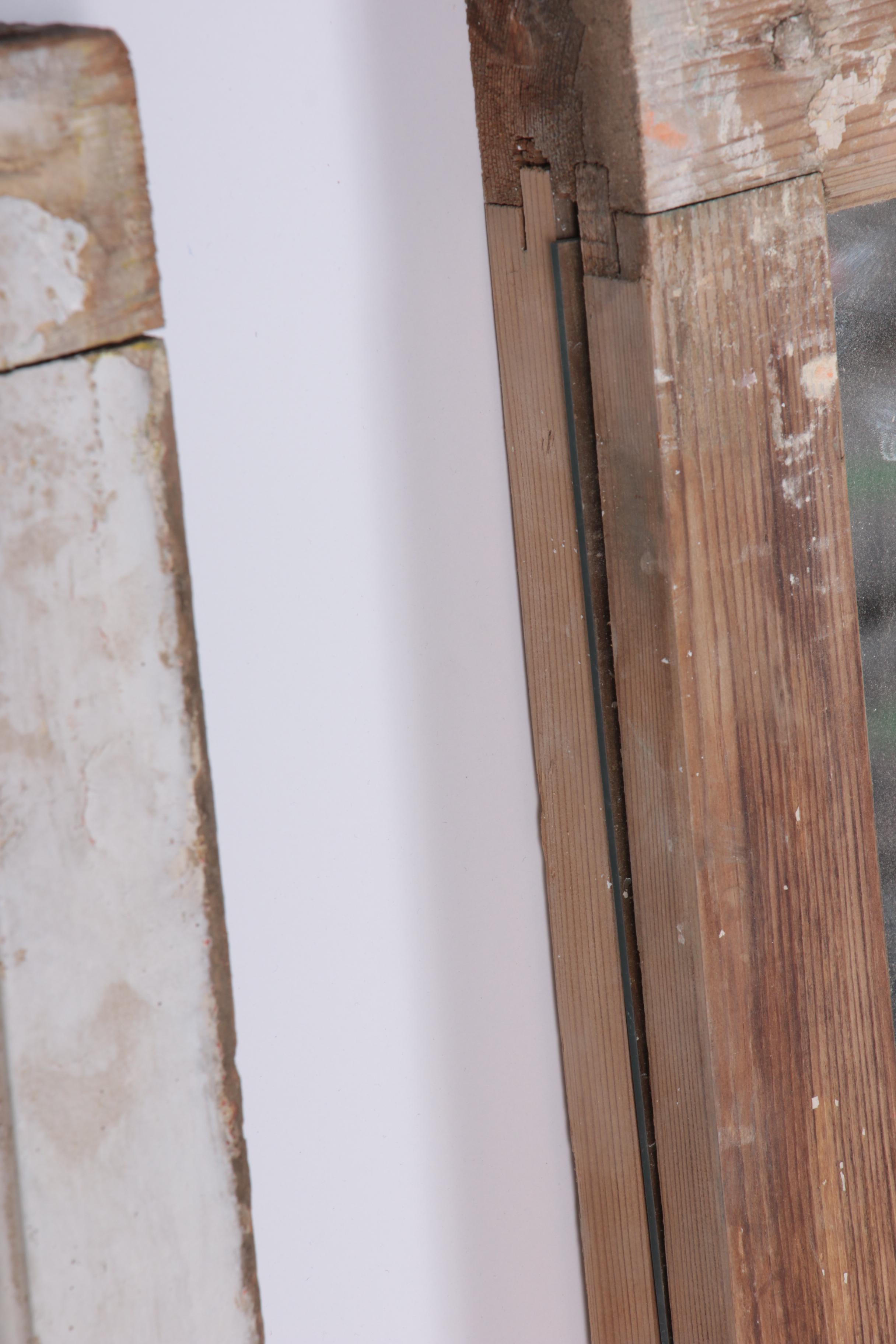 Rusticated Pine Window Frames with Mirrored Panes | EBTH