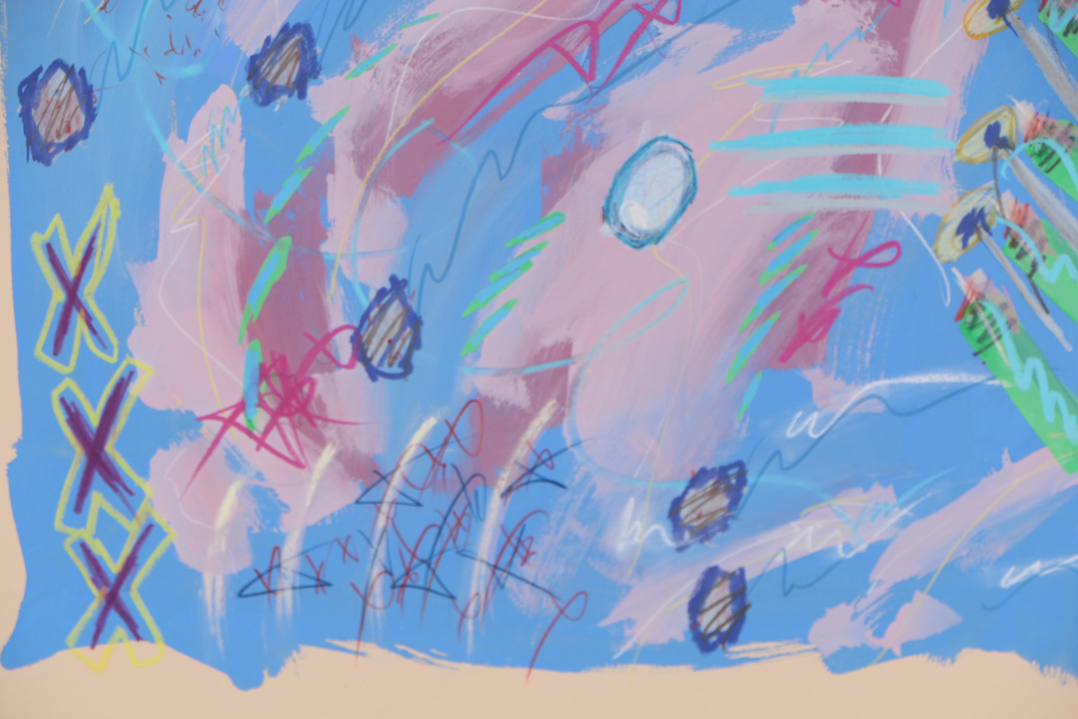 Merle Rosen Mixed Media Painting | EBTH