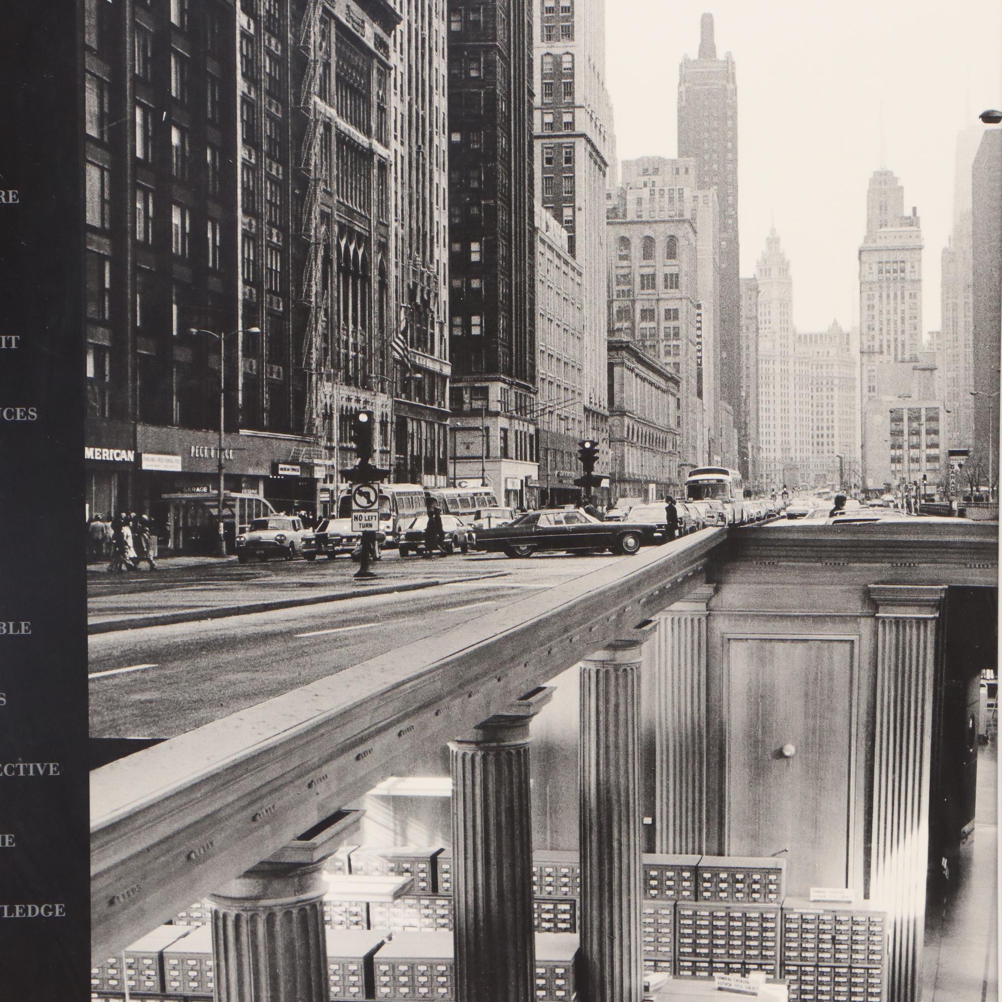 Offset Lithograph after Scott Mutter of Surreal Cityscape Photomontage ...