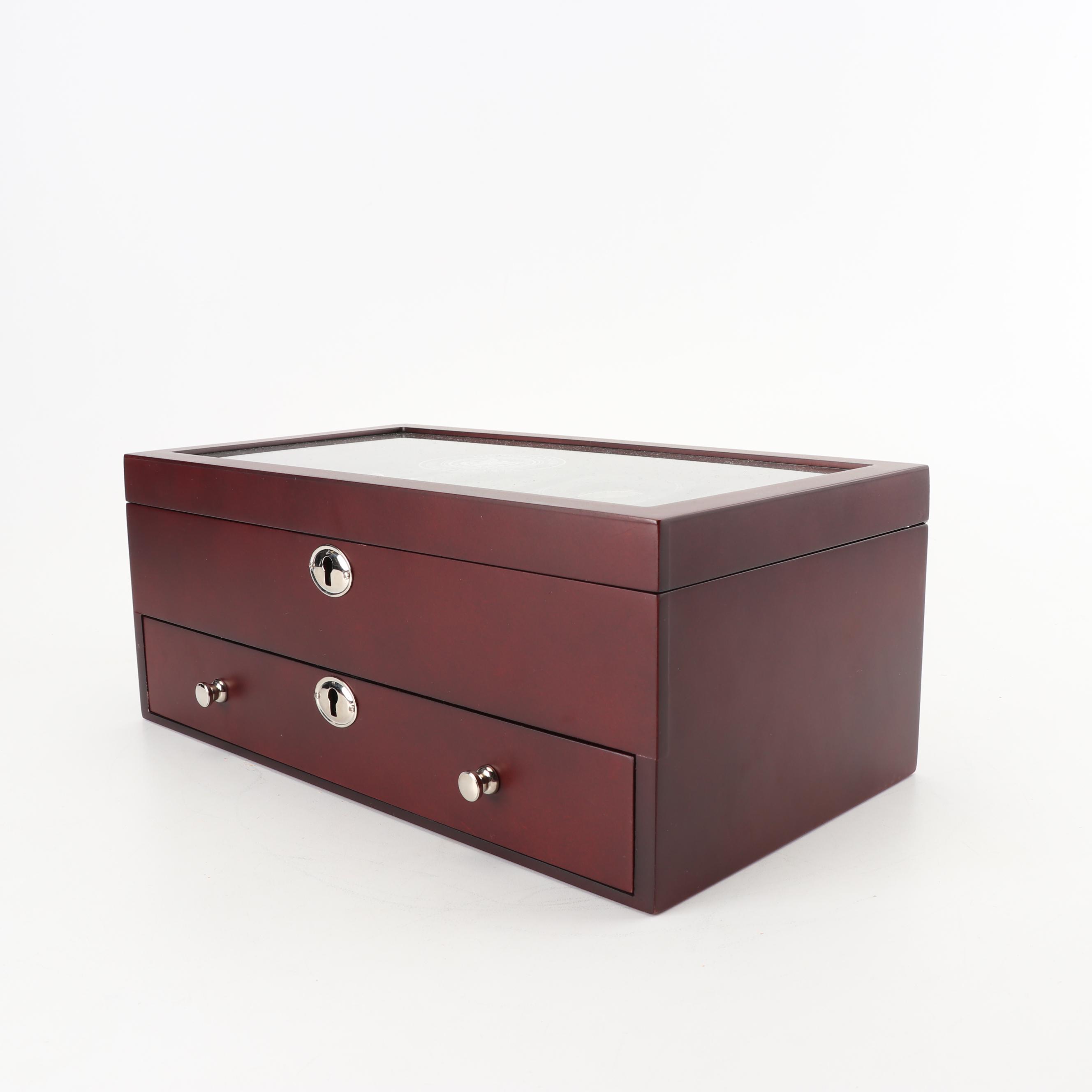 Morgan Silver Dollar Collection in Display Case, 1883 - 1904 | EBTH