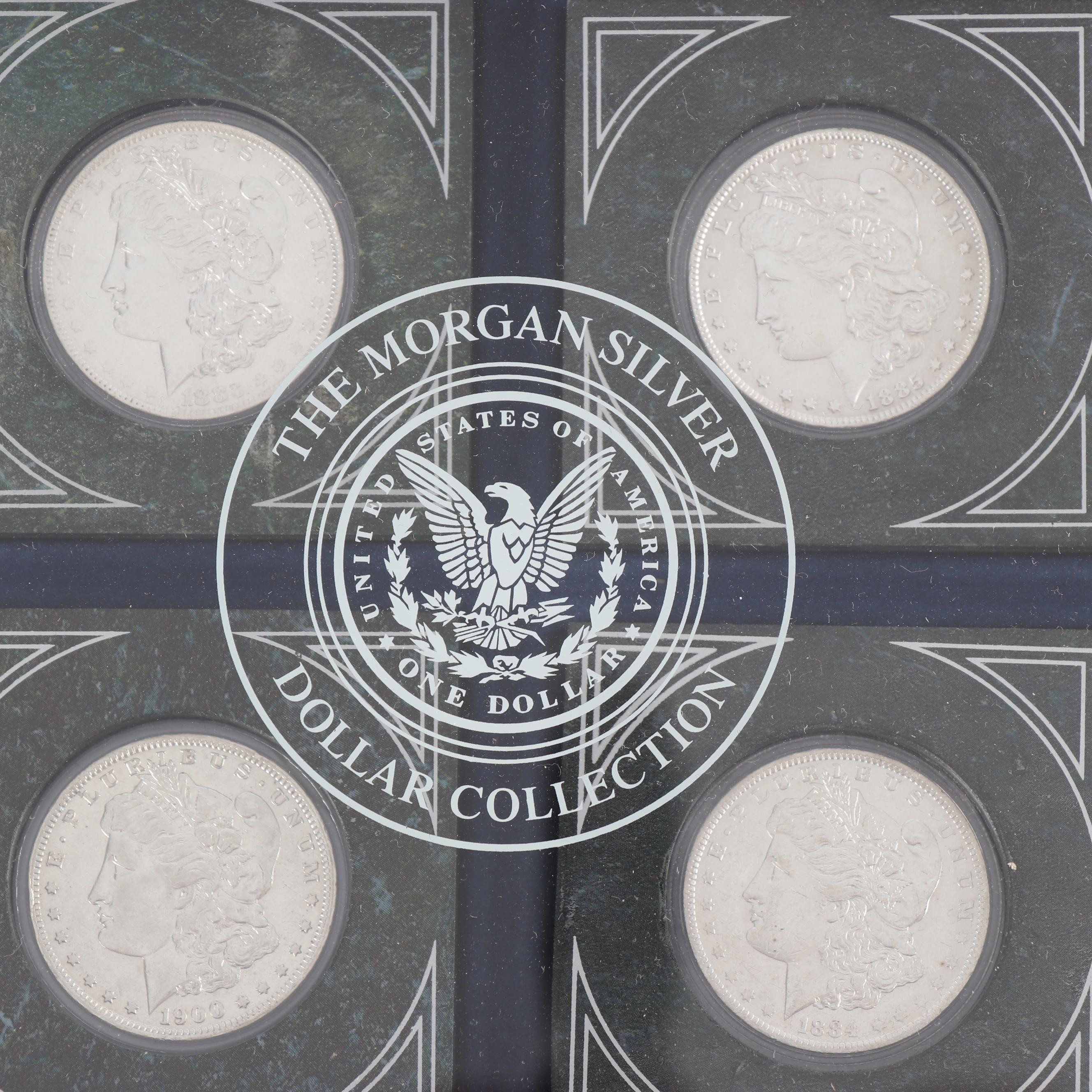 Morgan Silver Dollar Collection in Display Case, 1883 - 1904 | EBTH