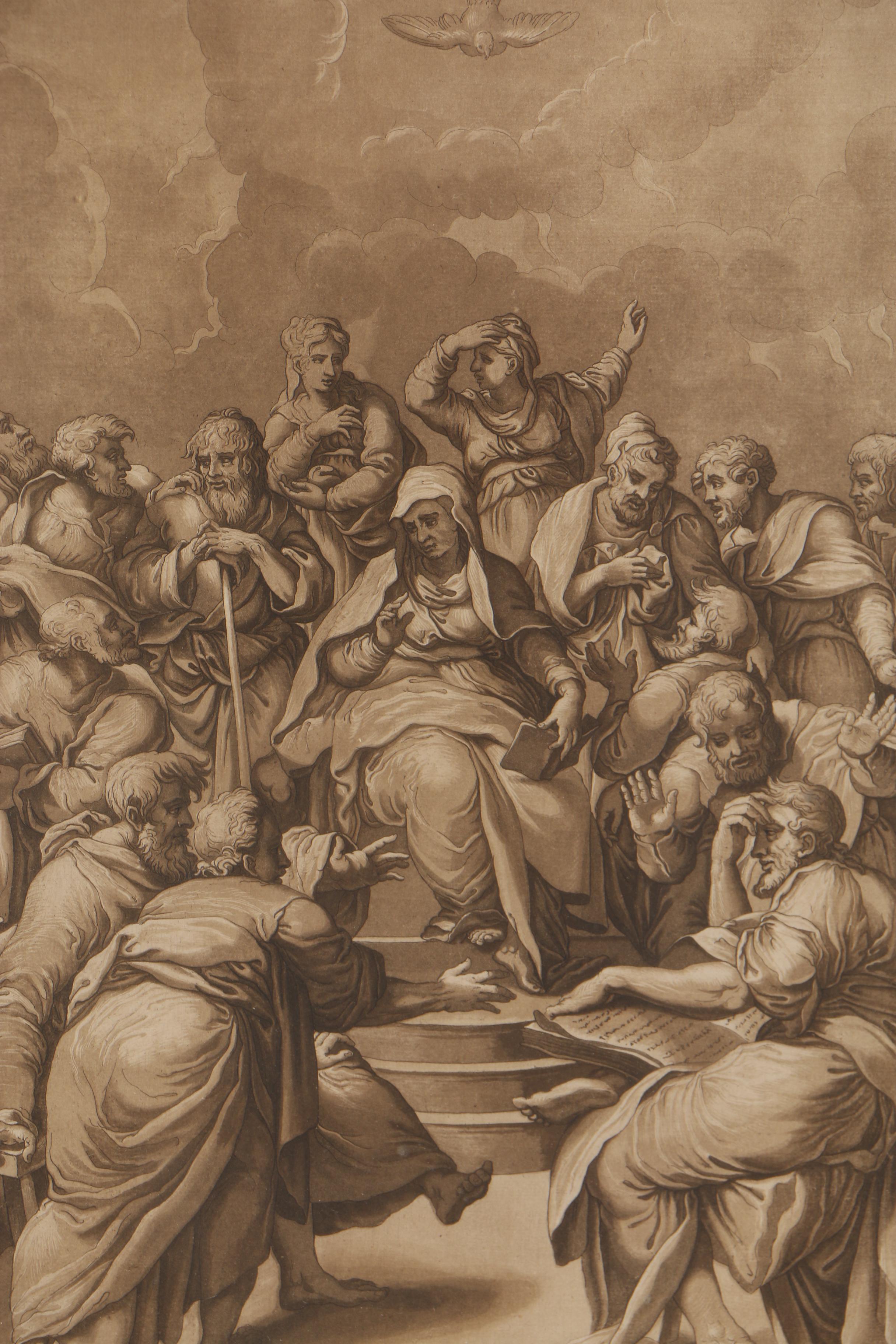Aquatint after Joseph Mazzoli "La Pentecôte" | EBTH