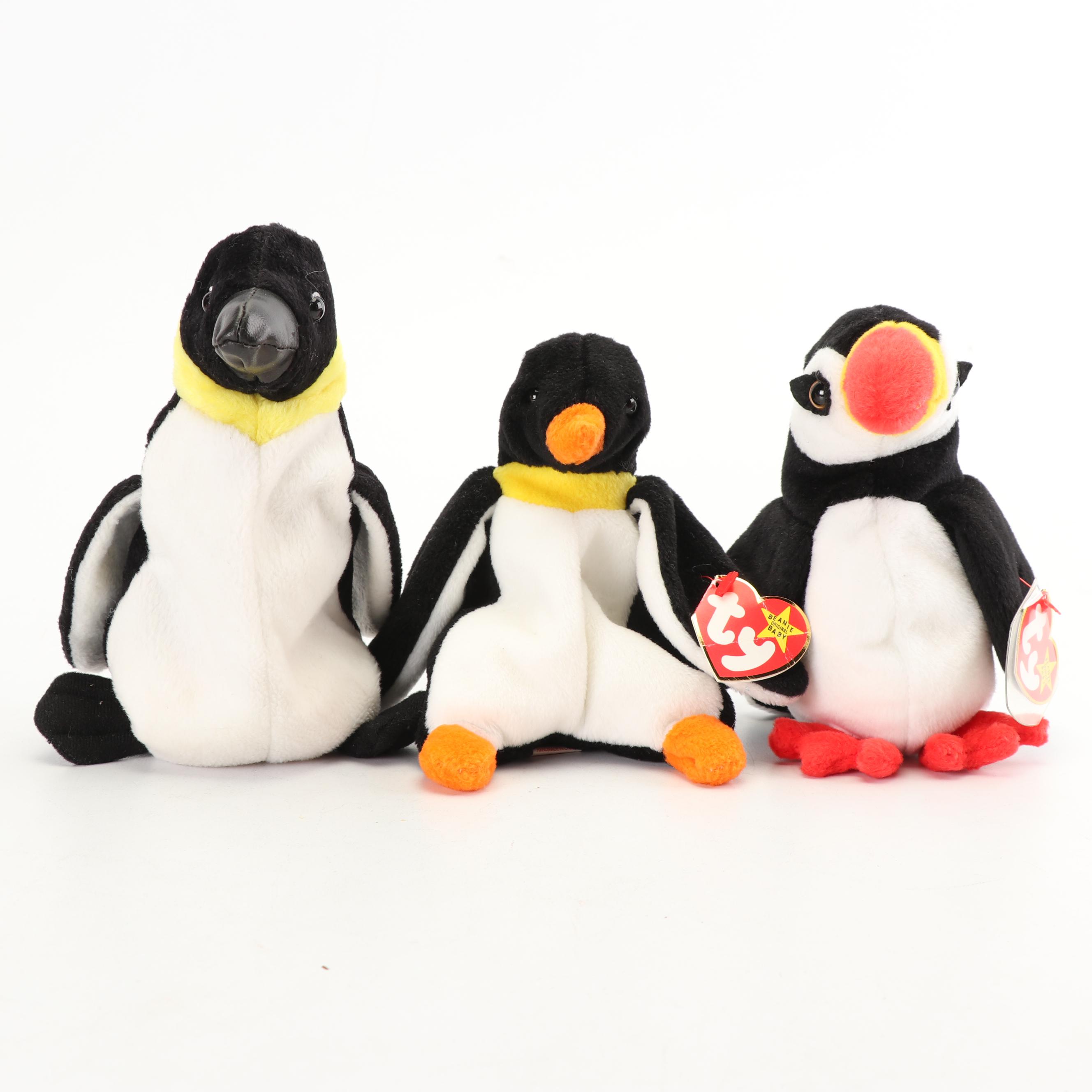 Ty "Beanie Babies" Plush Animals Including "Batty" and "Eggbert" | EBTH