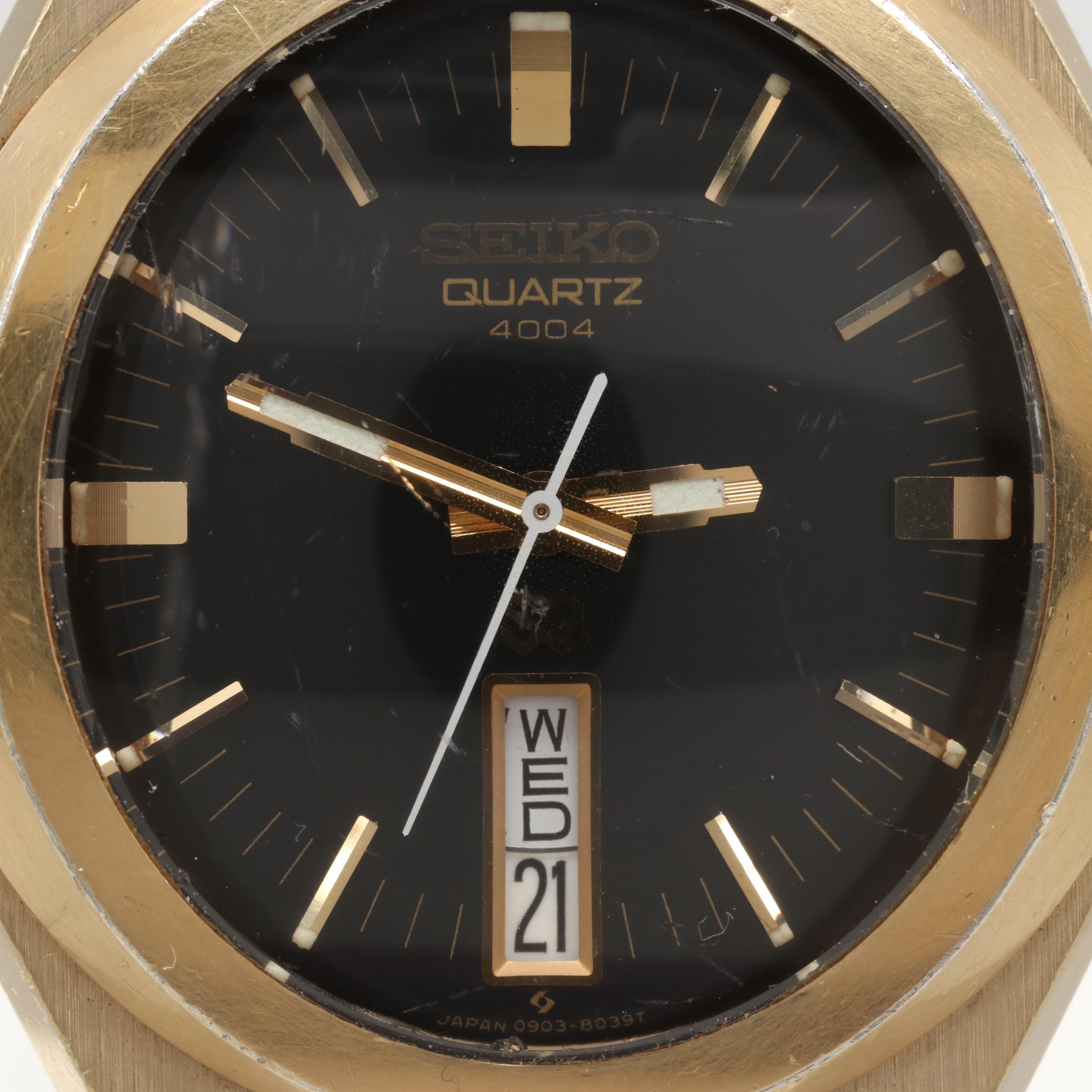 Seiko 4004 Stainless Steel Quartz Wristwatch | EBTH