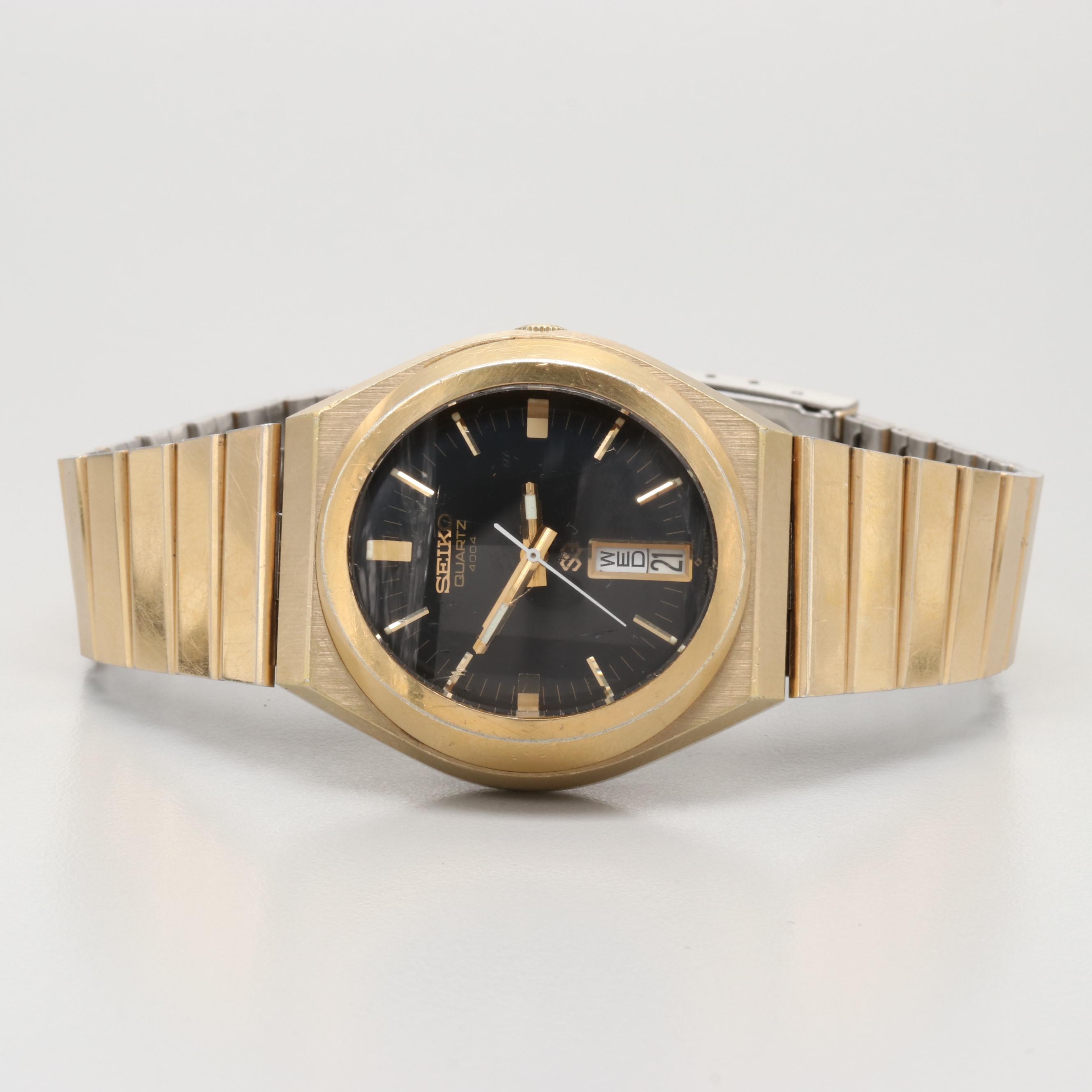 Seiko 4004 Stainless Steel Quartz Wristwatch | EBTH