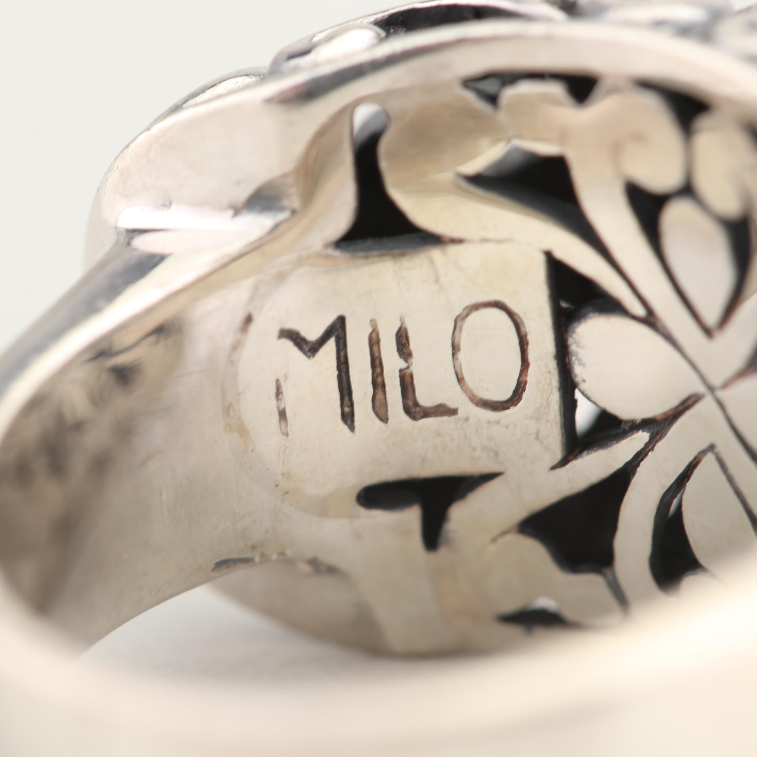 Milo Sterling Silver Ring | EBTH
