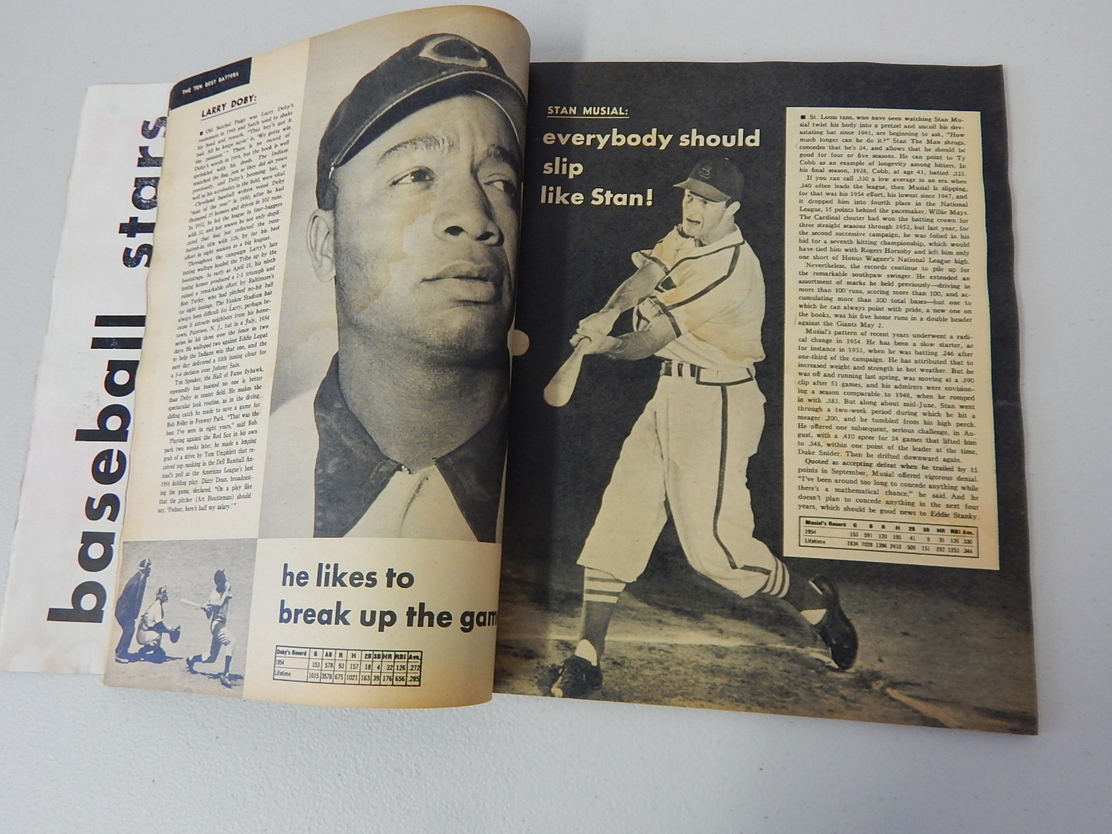 1955 "Baseball Stars" Magazine and 1961 Stan Musial #290 Card | EBTH