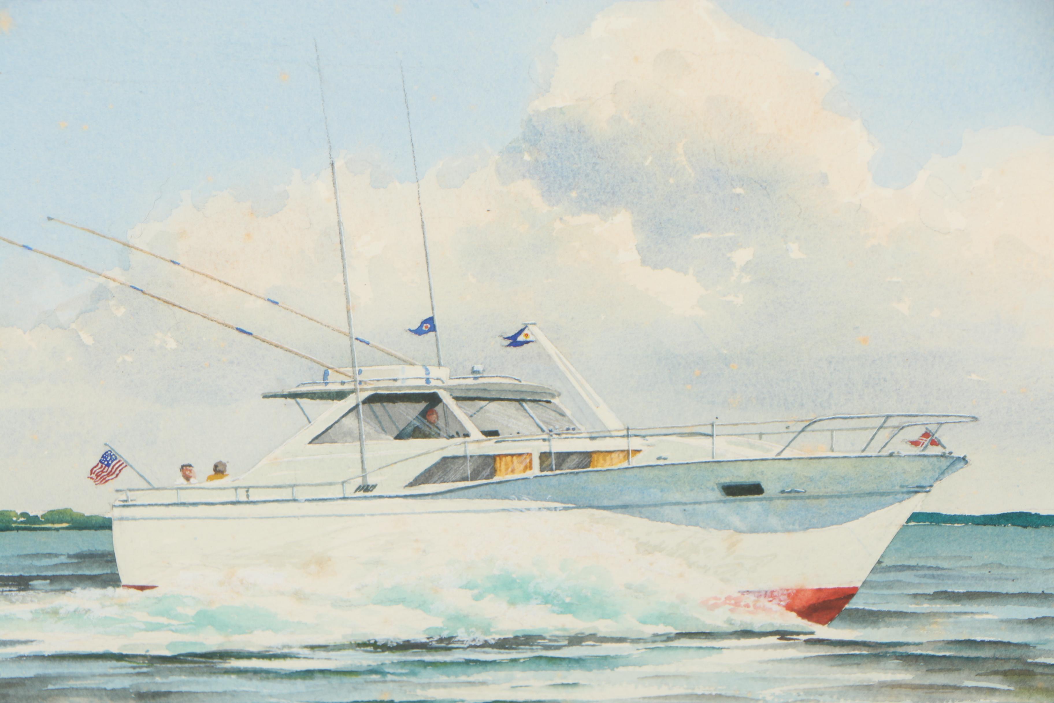 John Moll Watercolor Paintings | EBTH