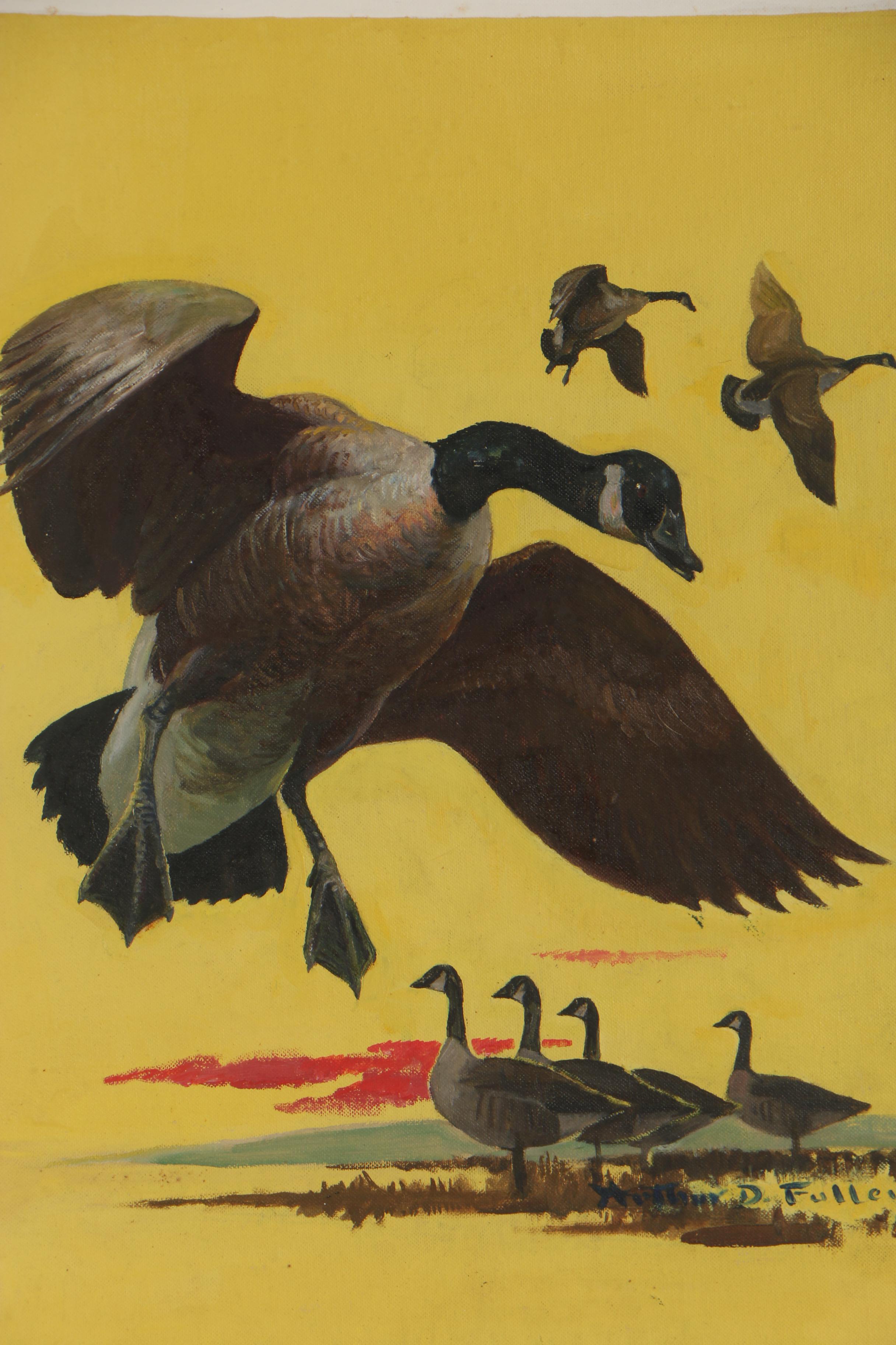 Arthur D. Fuller Oil Illustration for Field & Stream | EBTH