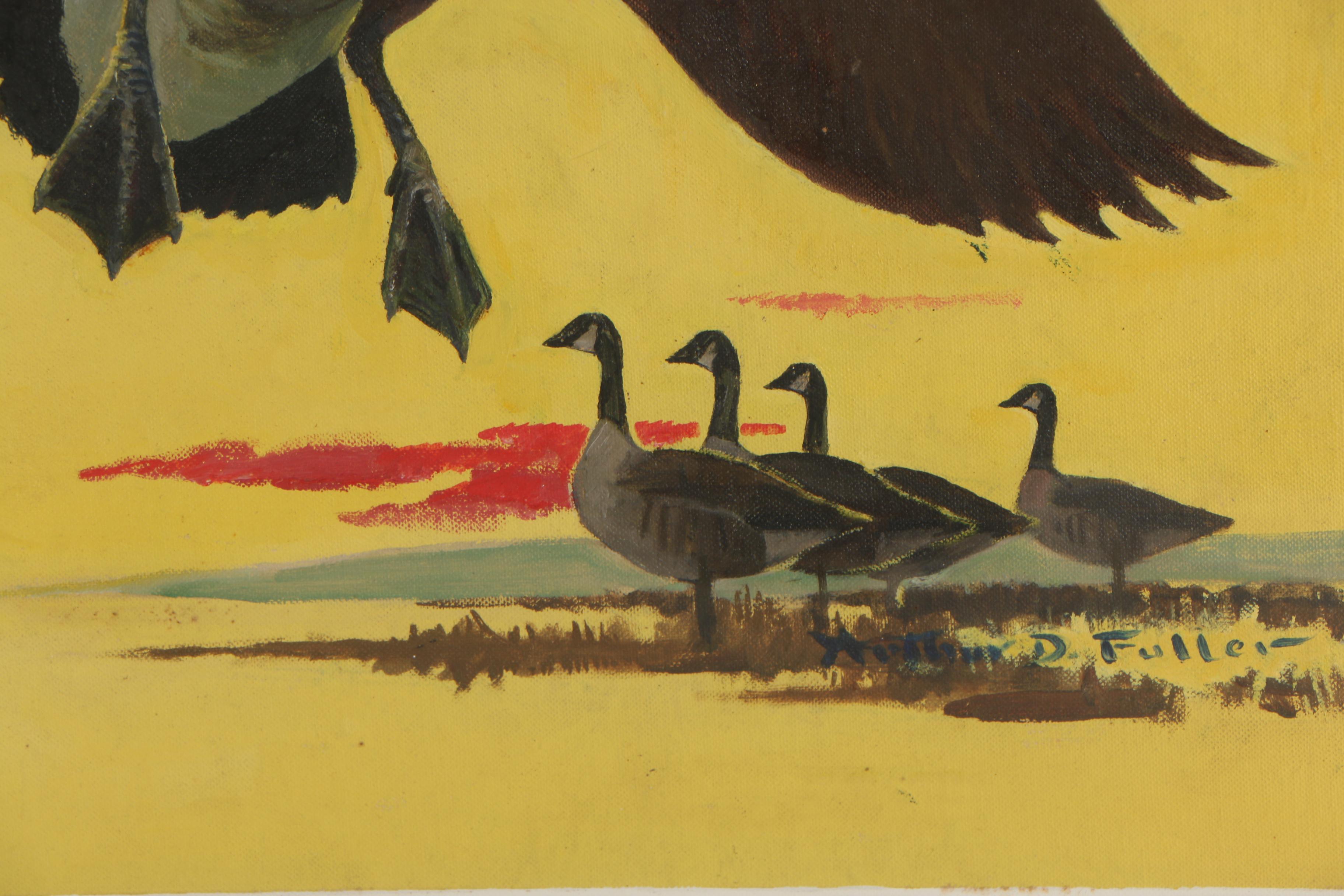 Arthur D. Fuller Oil Illustration for Field & Stream | EBTH