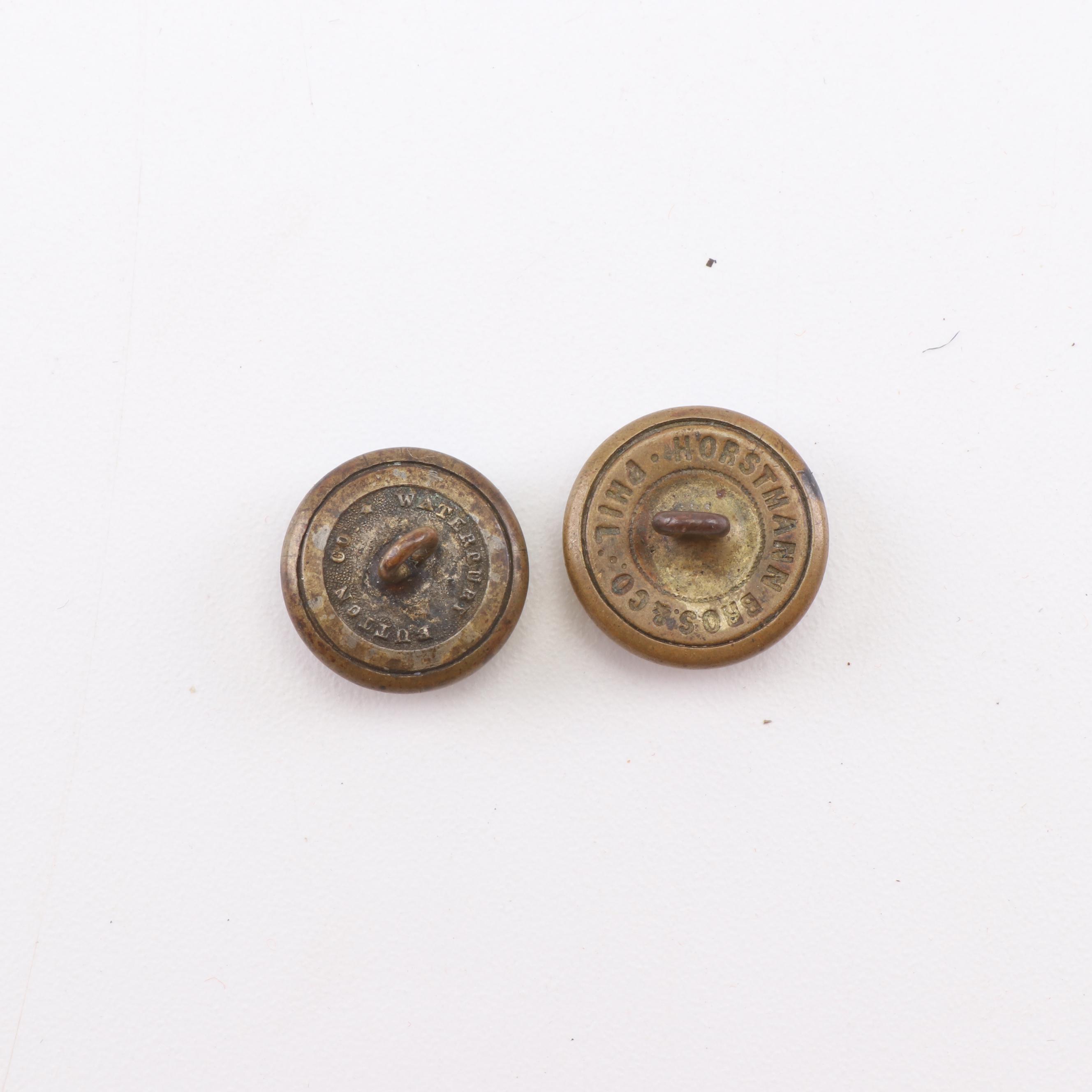 Civil War Era Union Uniform Buttons, including Scoville, Horstmann and ...