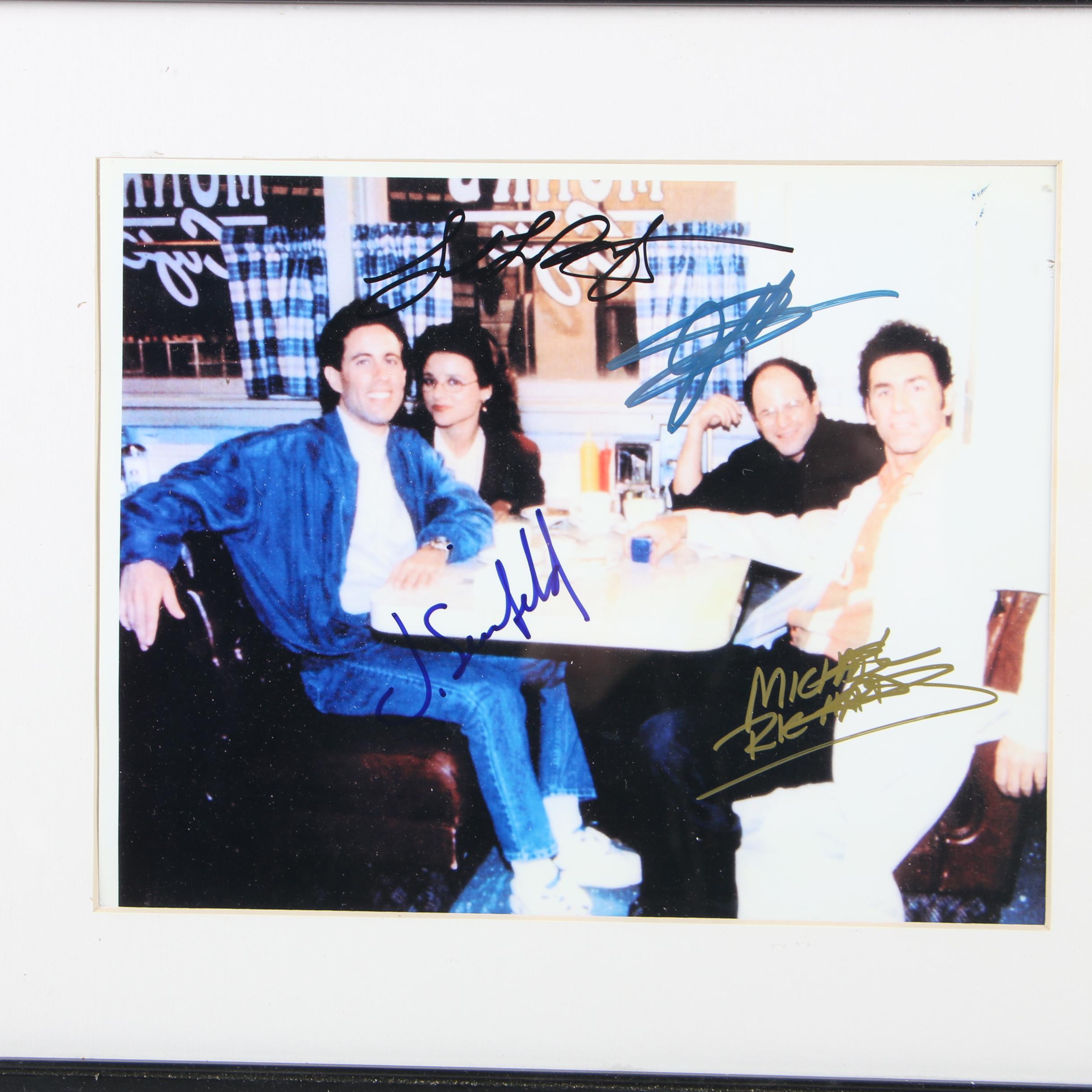 "Seinfeld" Autographed Cast Framed Photo | EBTH