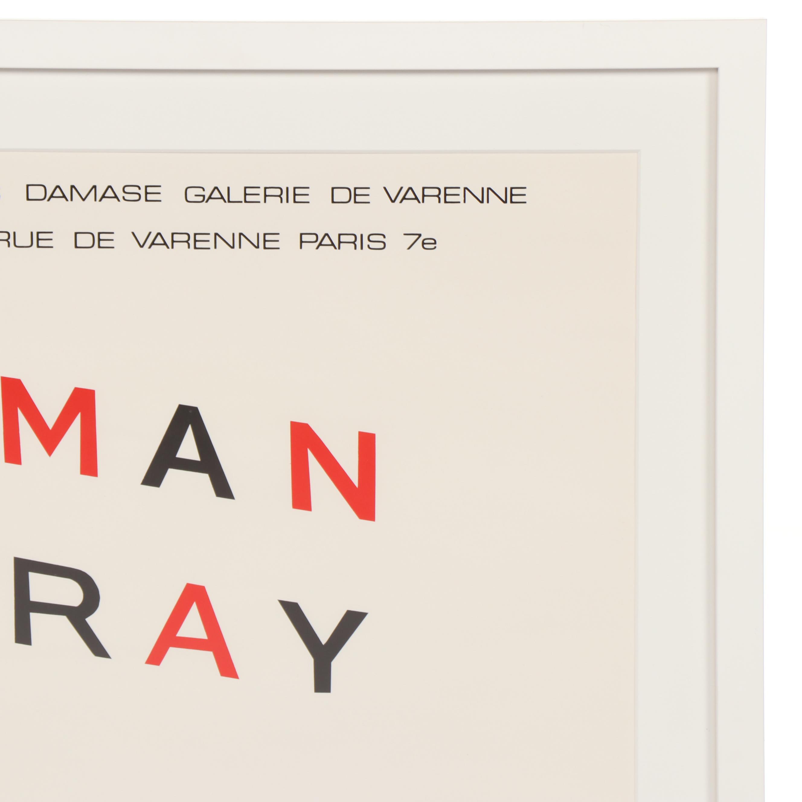 Man Ray Paris Exhibition Poster | EBTH