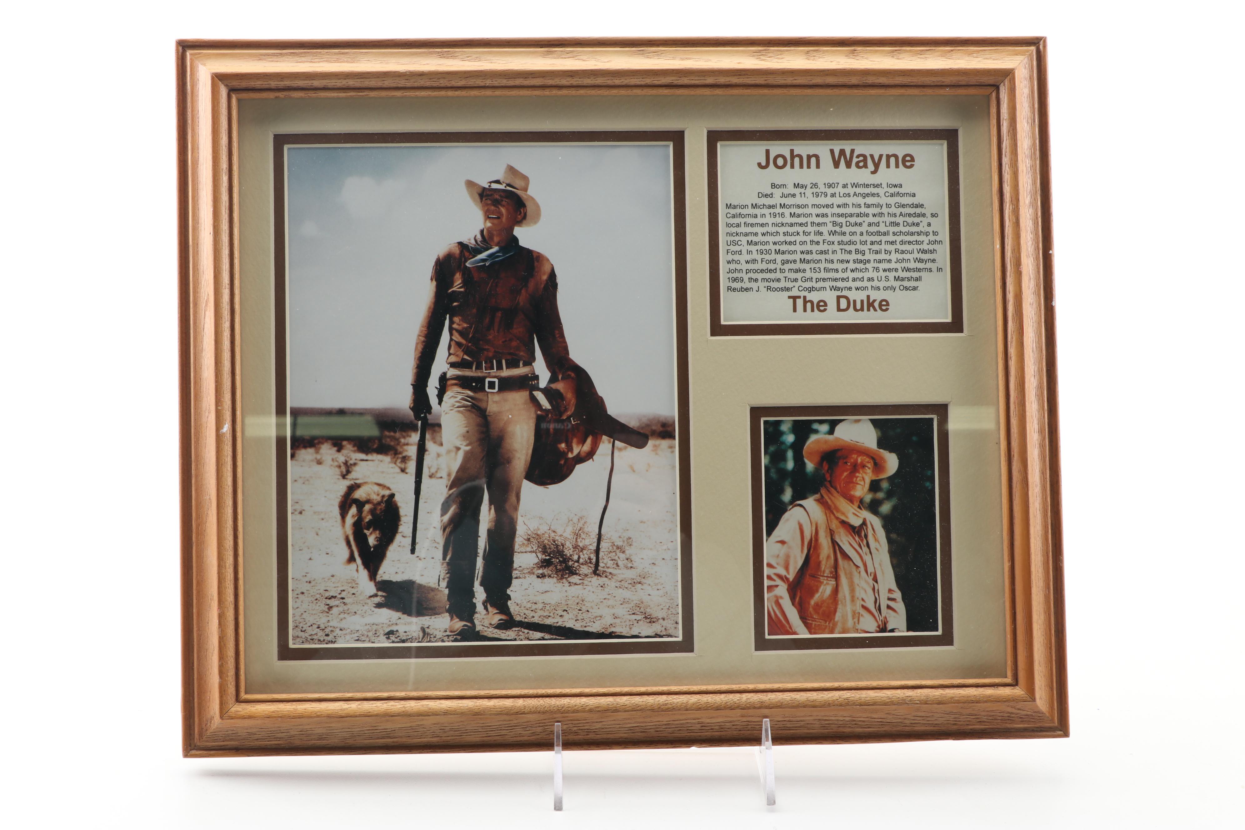 John Wayne Memorabilia including Golden Edition Medal | EBTH
